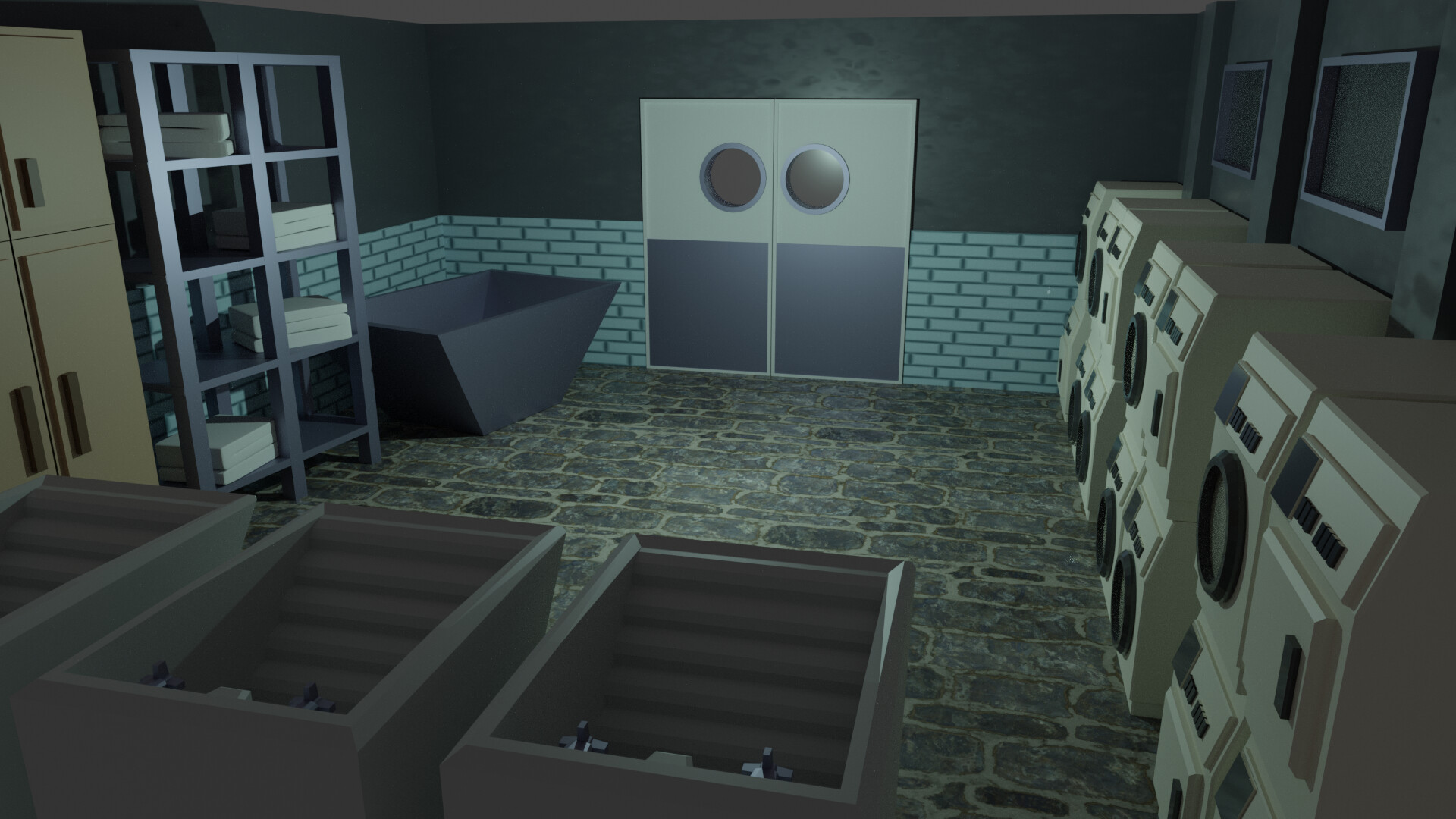 ArtStation - Spooky Laundry