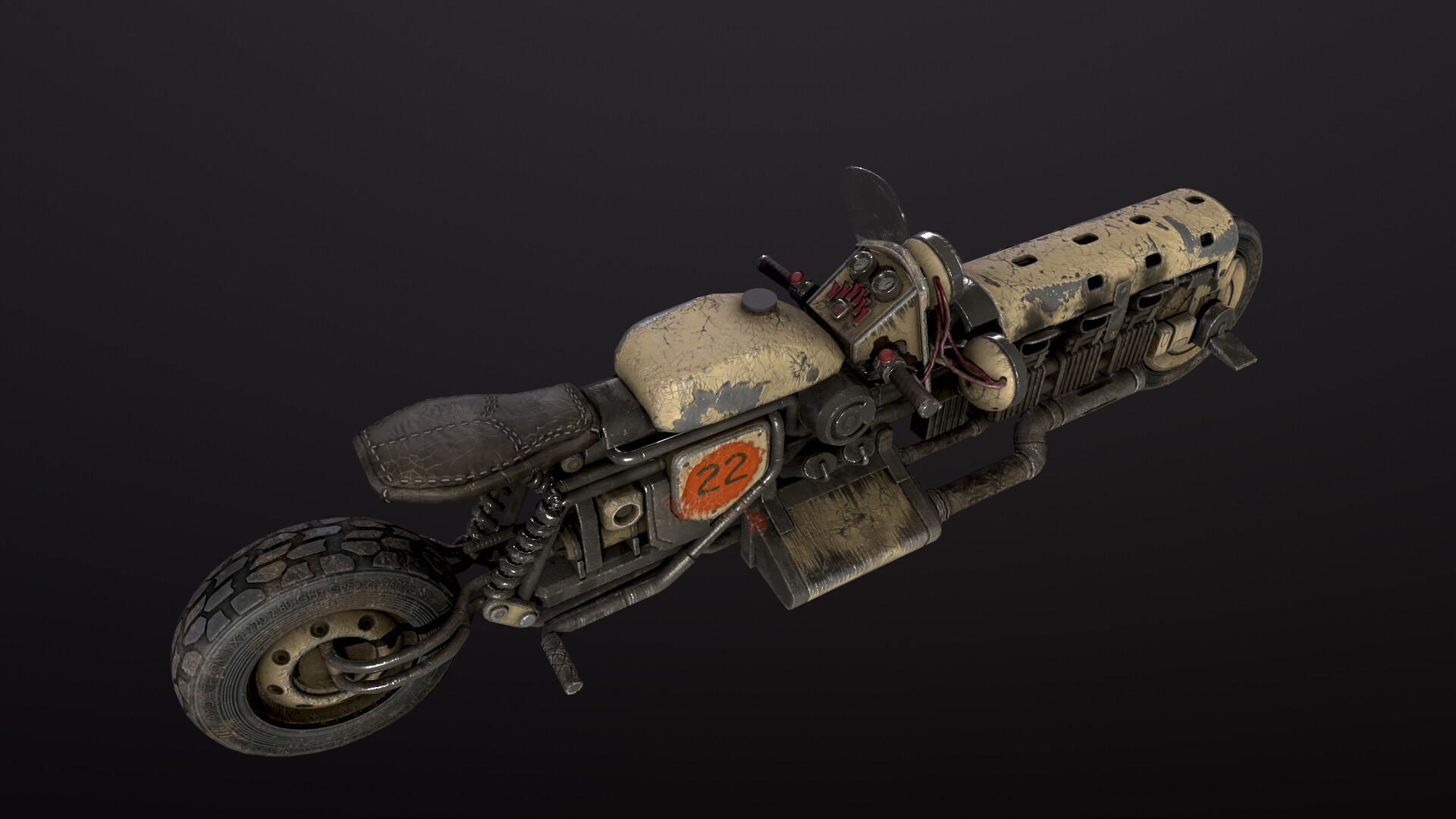 Daniil Yakovlev - Dieselpunk Motorcycle