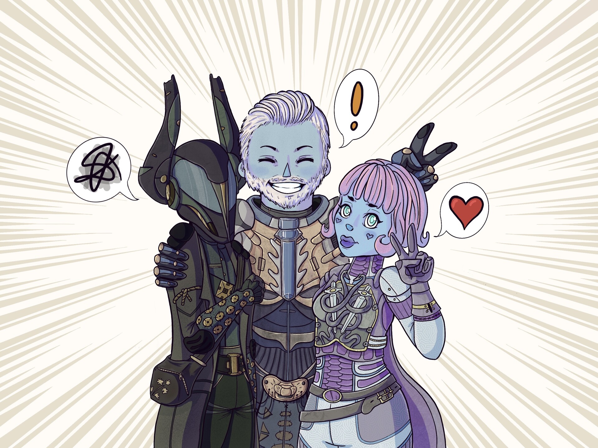 ArtStation - Destiny 2 Fireteam fanart