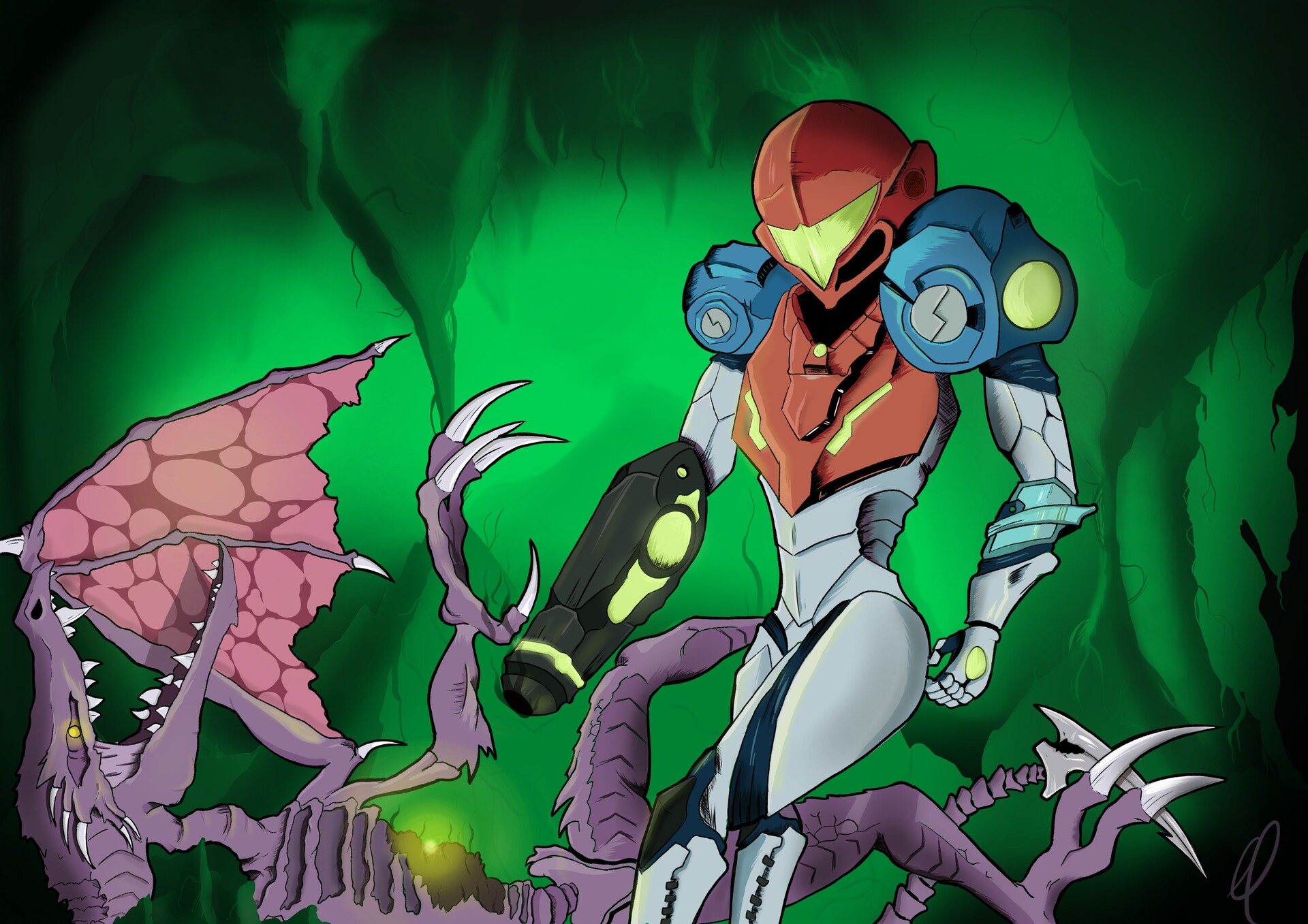 ArtStation - Dread in action!