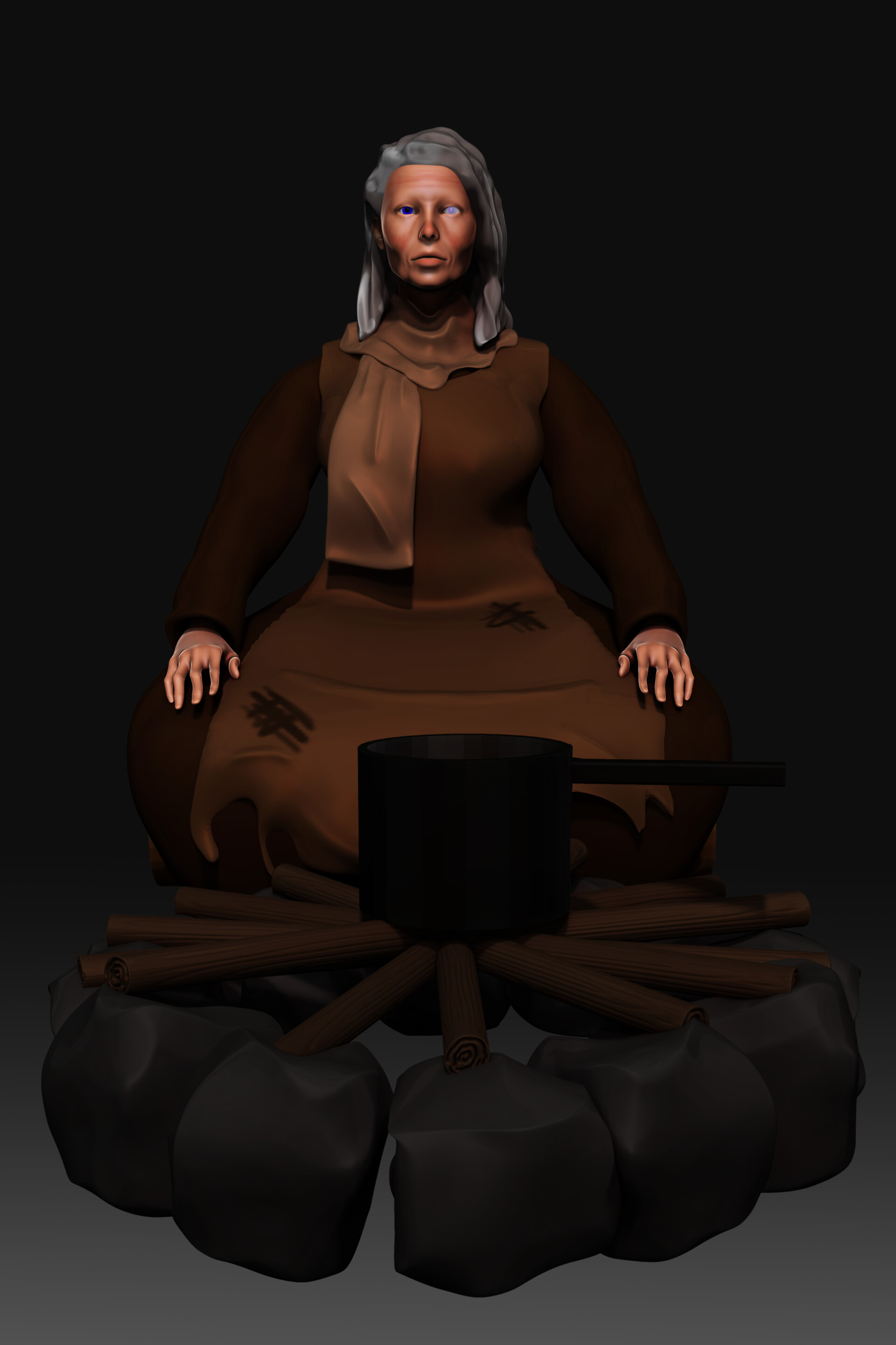 ArtStation - Old Wise Woman (Tabletop Figuring)