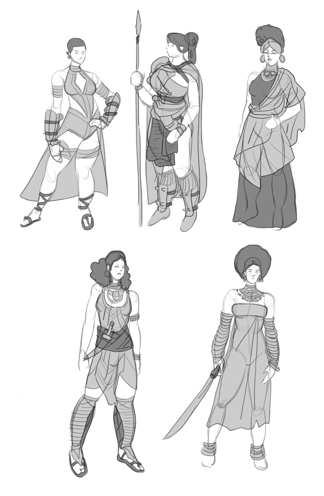 Alejo Curuchet - Amazon character design