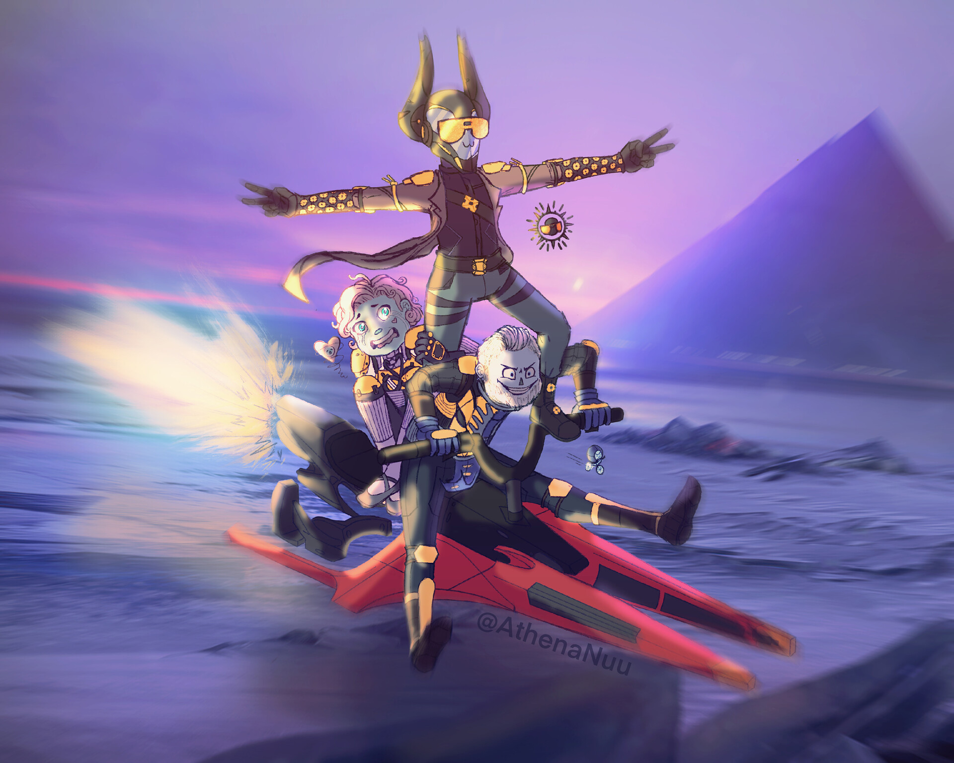 ArtStation - Destiny 2 Fireteam fanart - ‘Fireteam Bois’