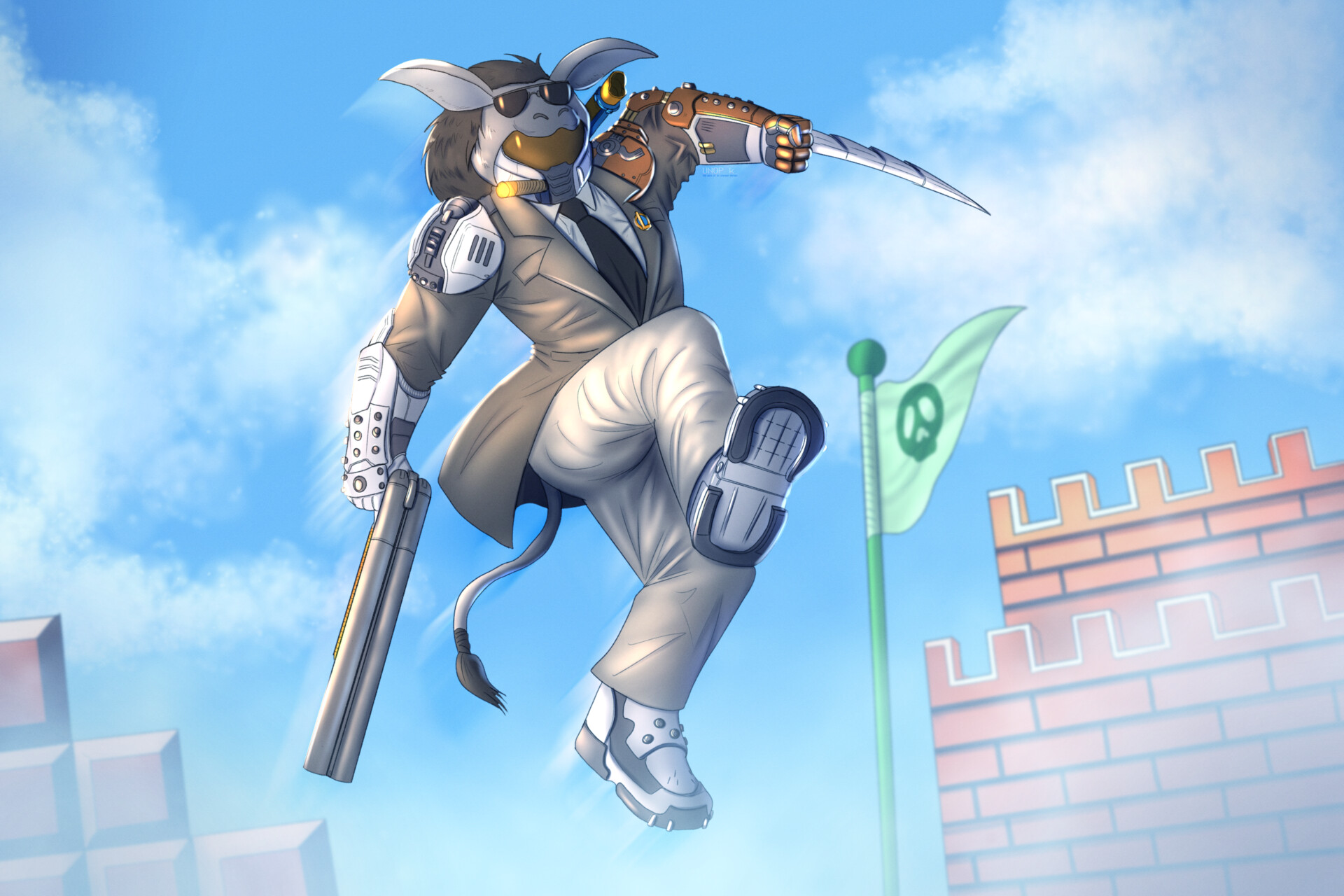 ArtStation - Dunkey Slayer (Doom / Youtuber skin)