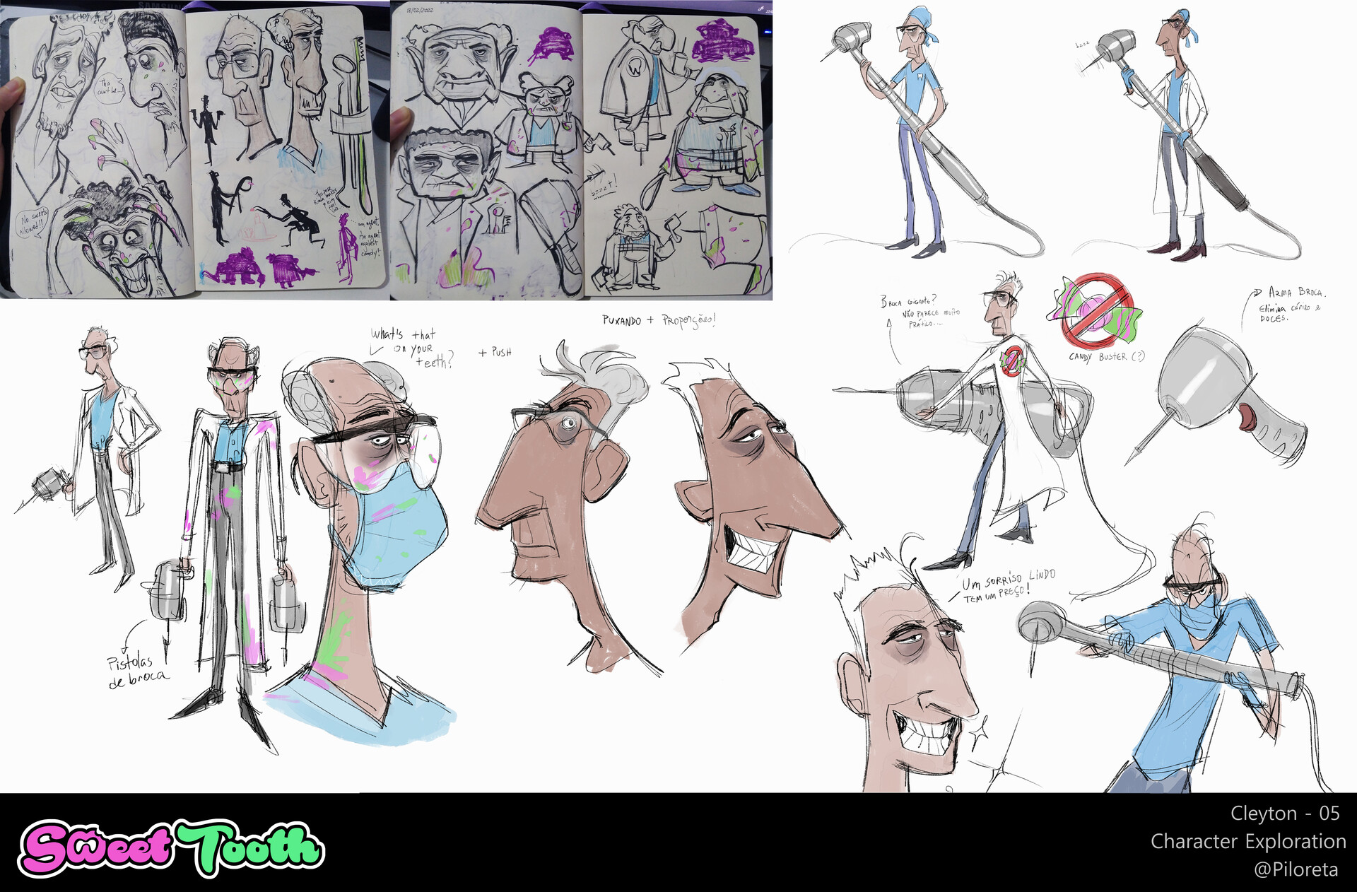 Lorena Piloreta - Cleyton - Character Design