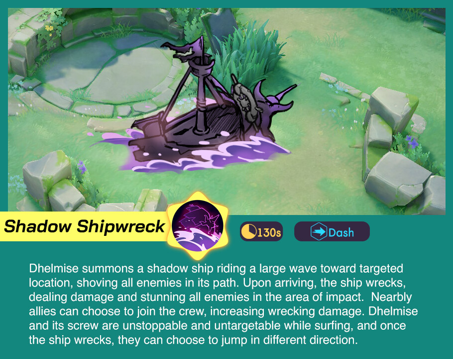 Vivu Lullaby - Dhelmise - Pokemon Unite Concept