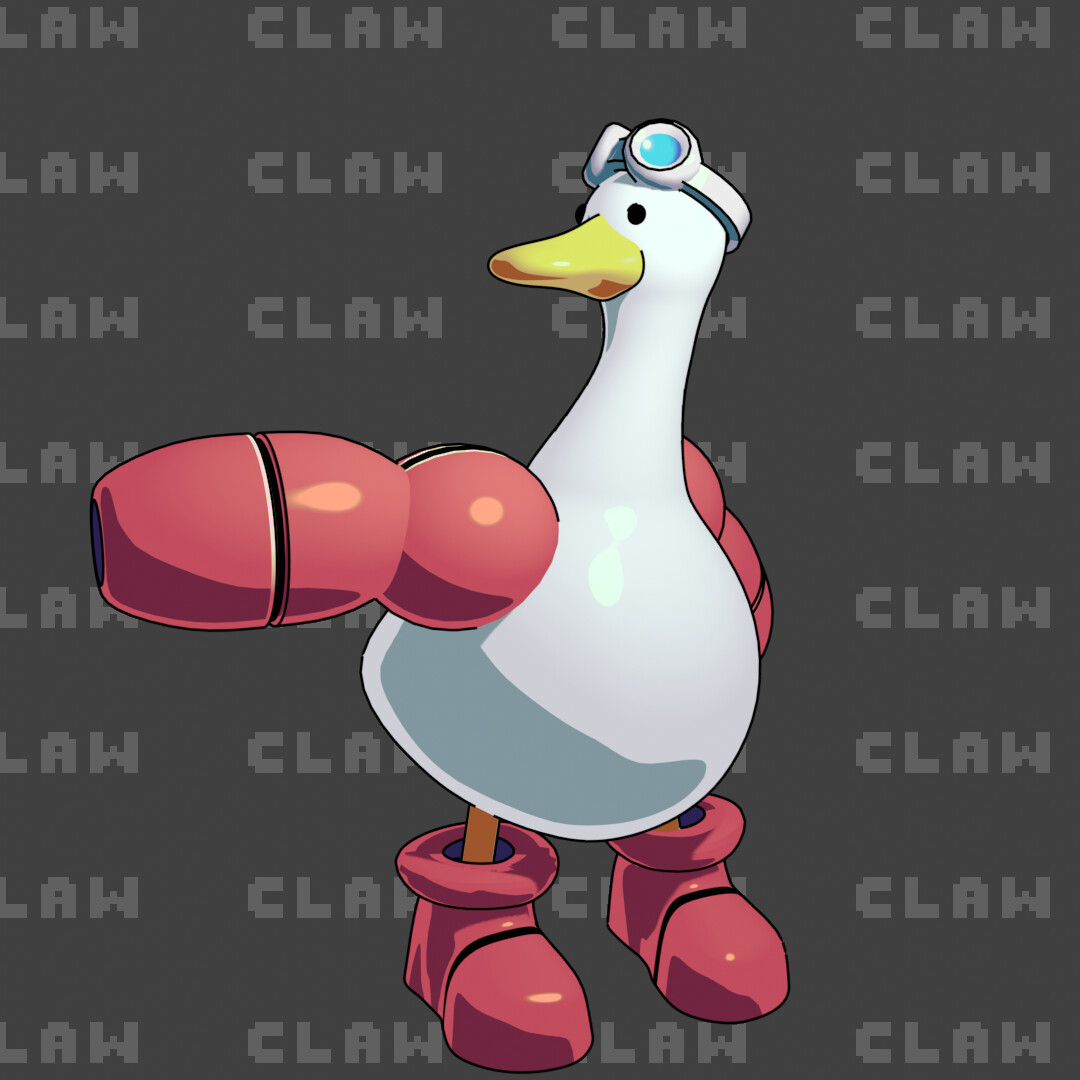 ArtStation - Mighty Goose 3D Fanart by Claw