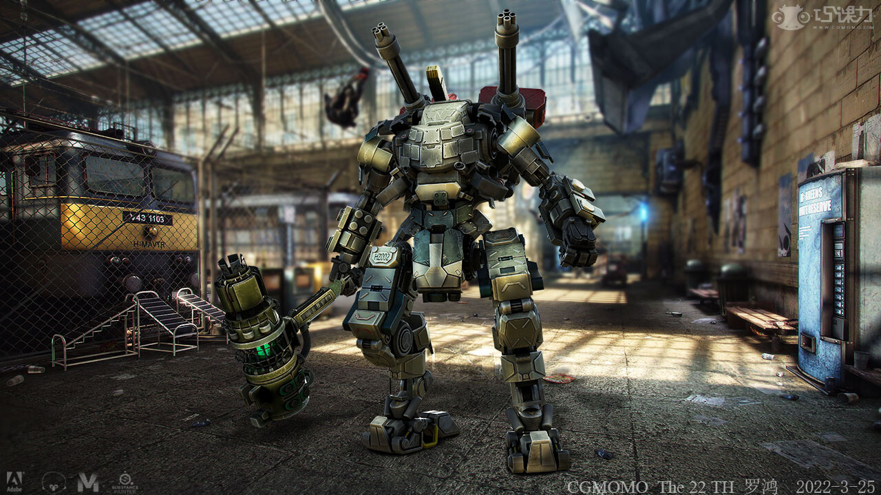 巧课力 CGmomo - 【学生作品】罗鸿 --《VAJRA ARMOR》