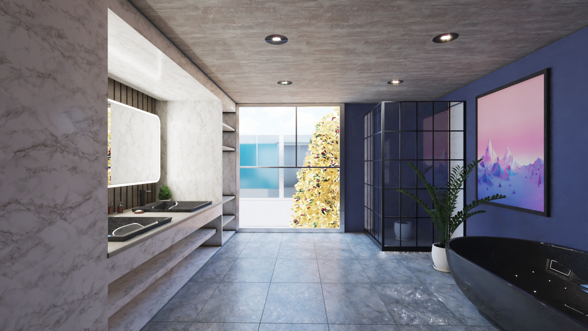 ArtStation - Interior bathroom Visualisation