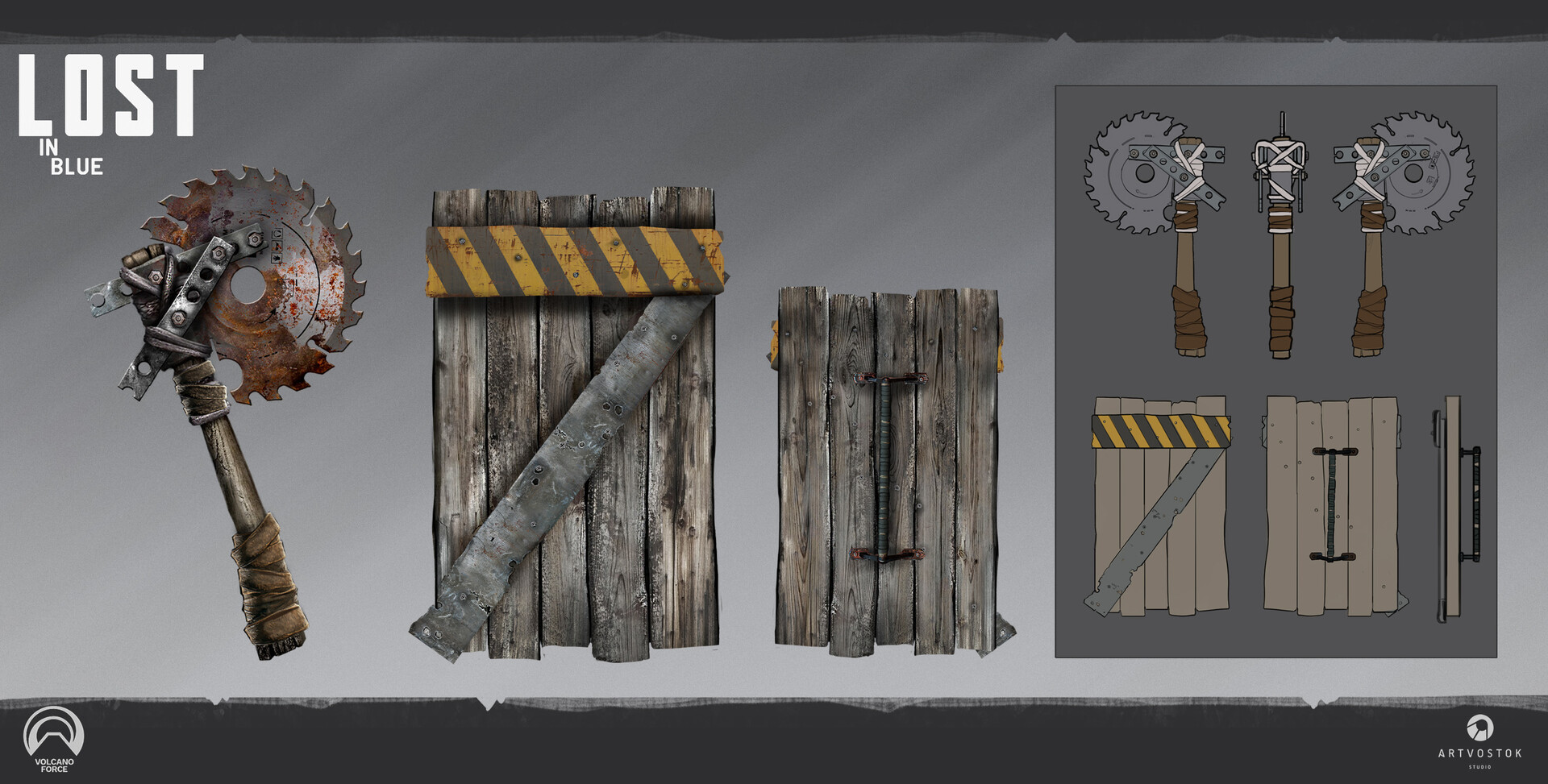 ARTVOSTOK STUDIO - Lost in Blue - 2D weapons_4