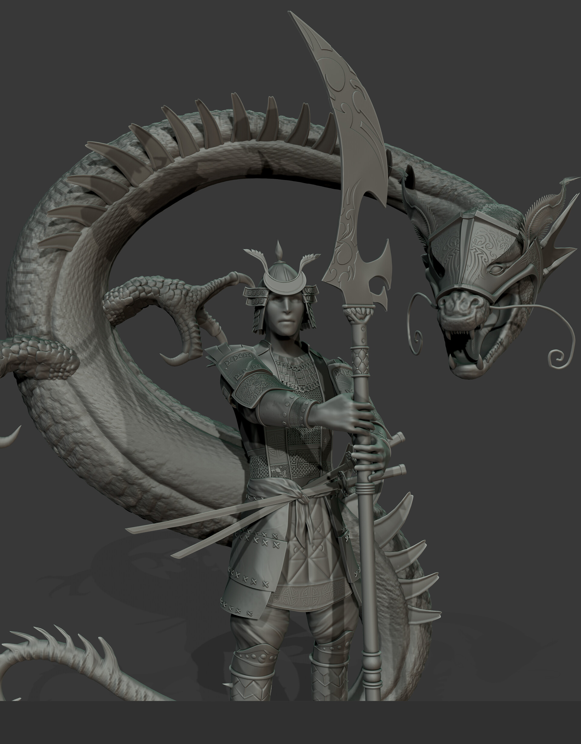 ArtStation - Japanese dragon