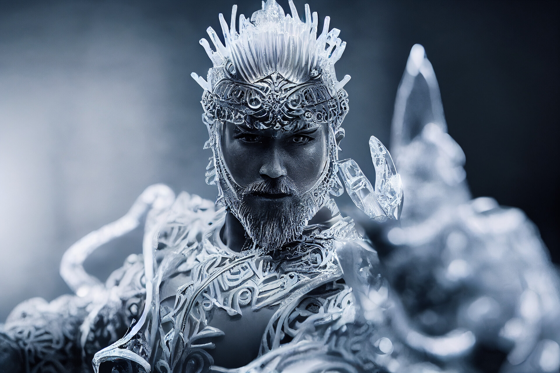 ArtStation - Frozen samurai