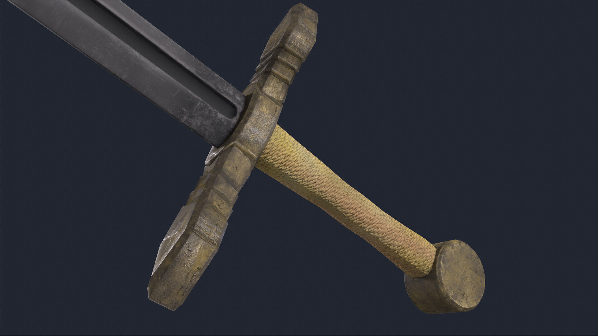ArtStation - Painted Wooden Sword (Prop)