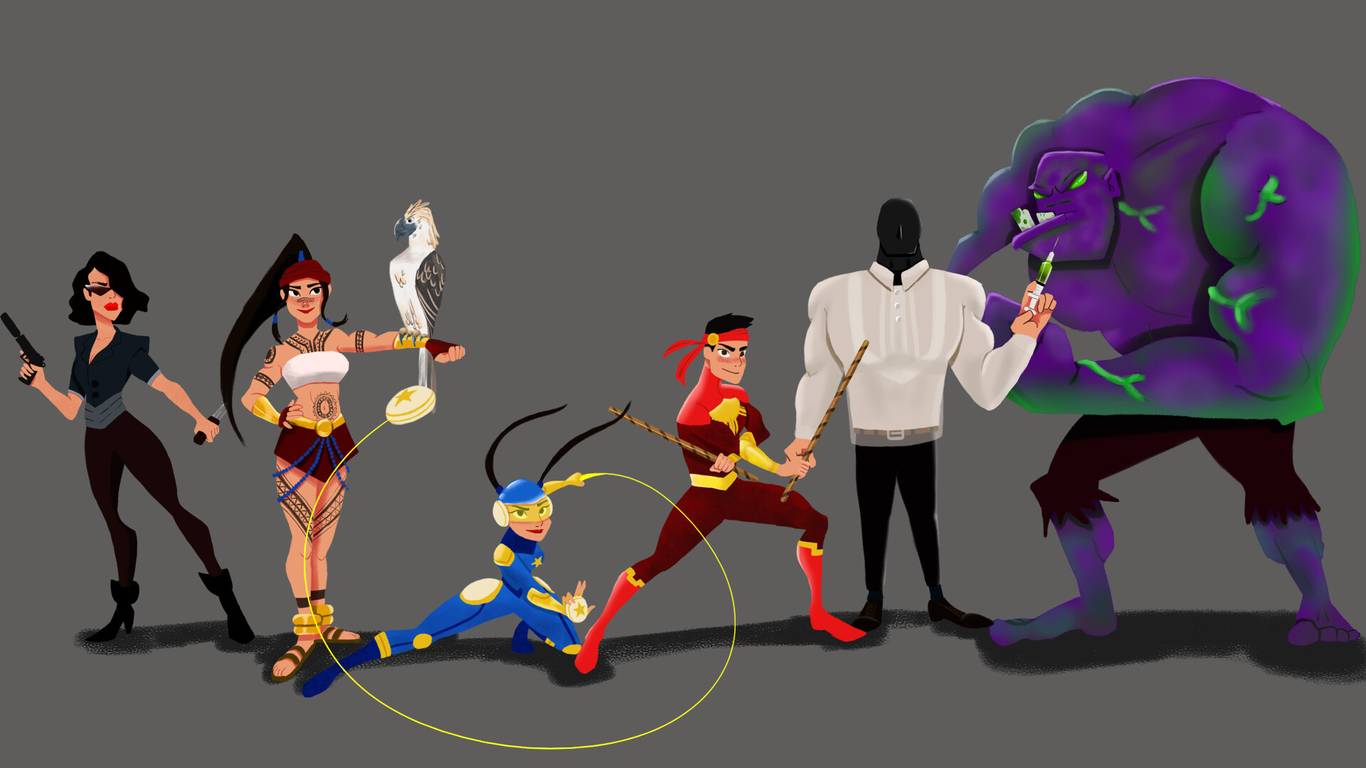 ArtStation - 2018 FILIPINO HERO CHARACTER DESIGN ACTIVITY