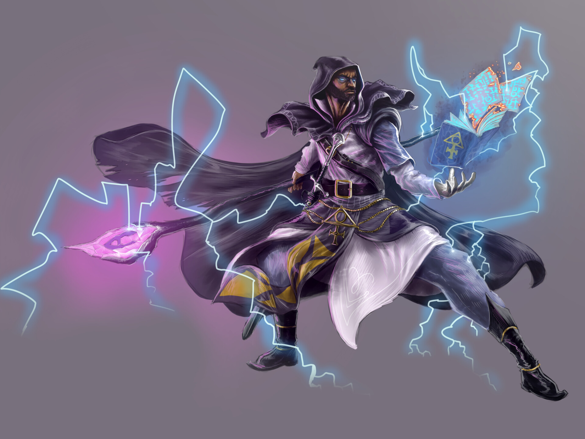 ArtStation - Mage Guy Commission from 2020