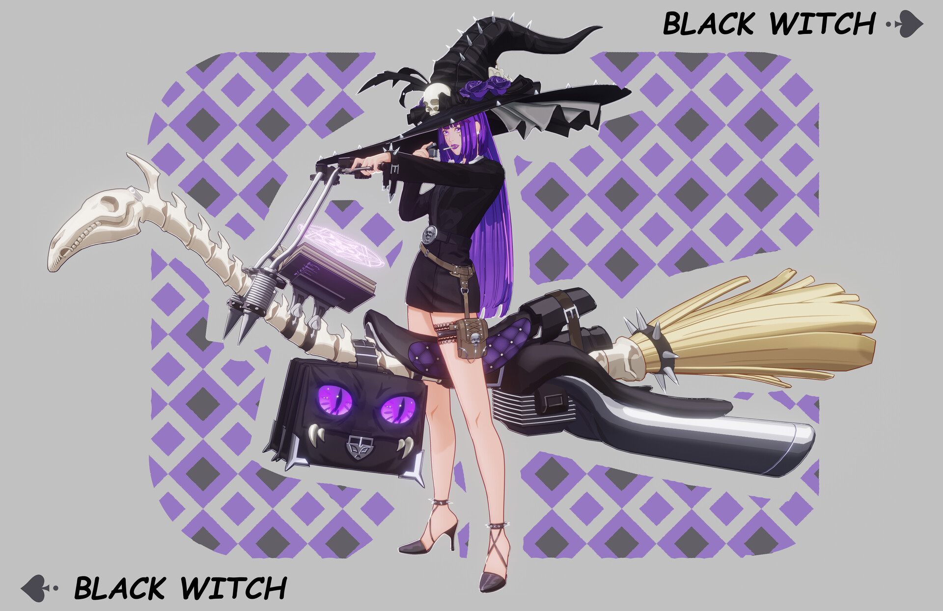 ArtStation - BLACK WITCH 黑女巫