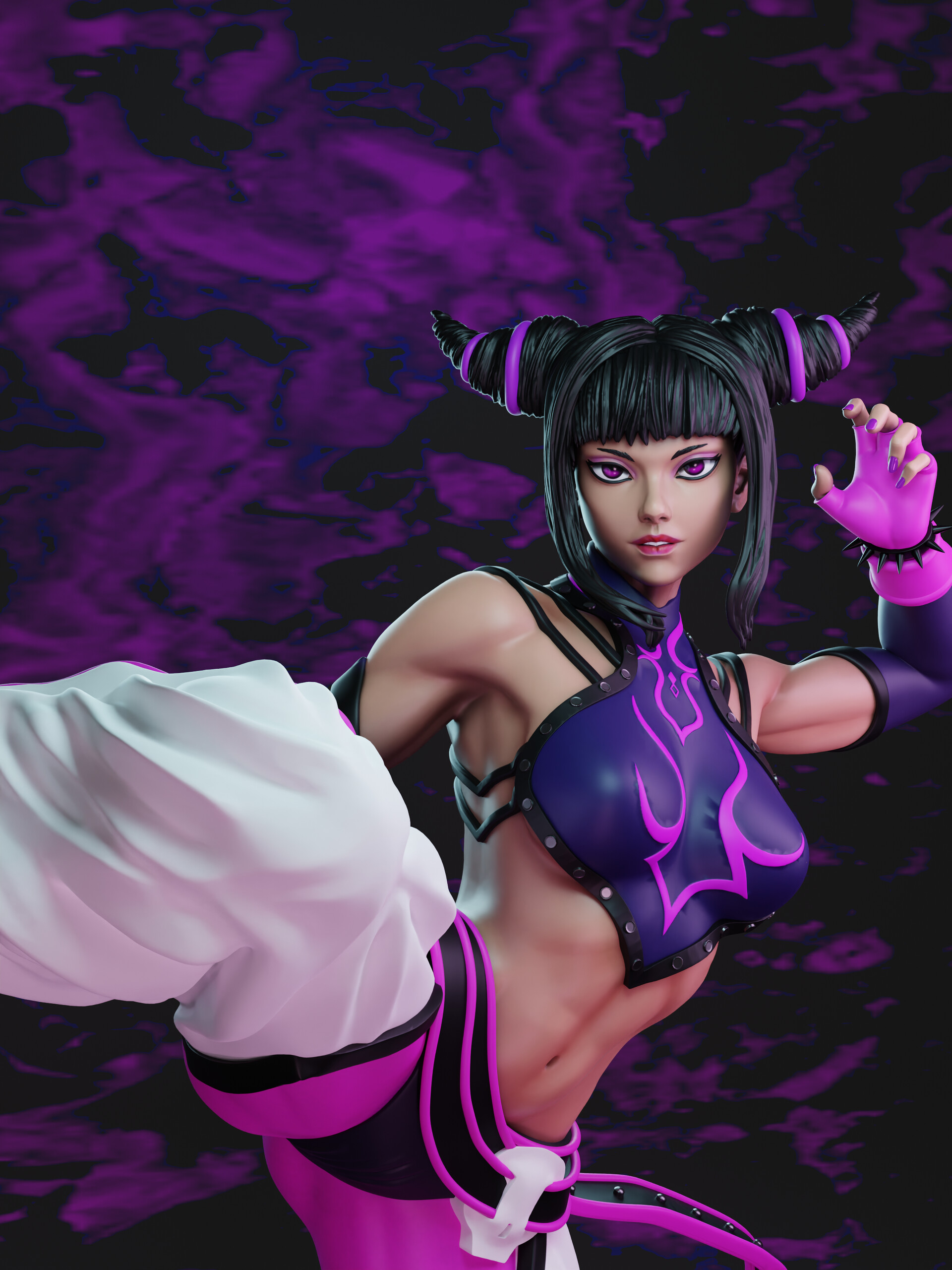 ArtStation - Juri Han (Street Fighter)