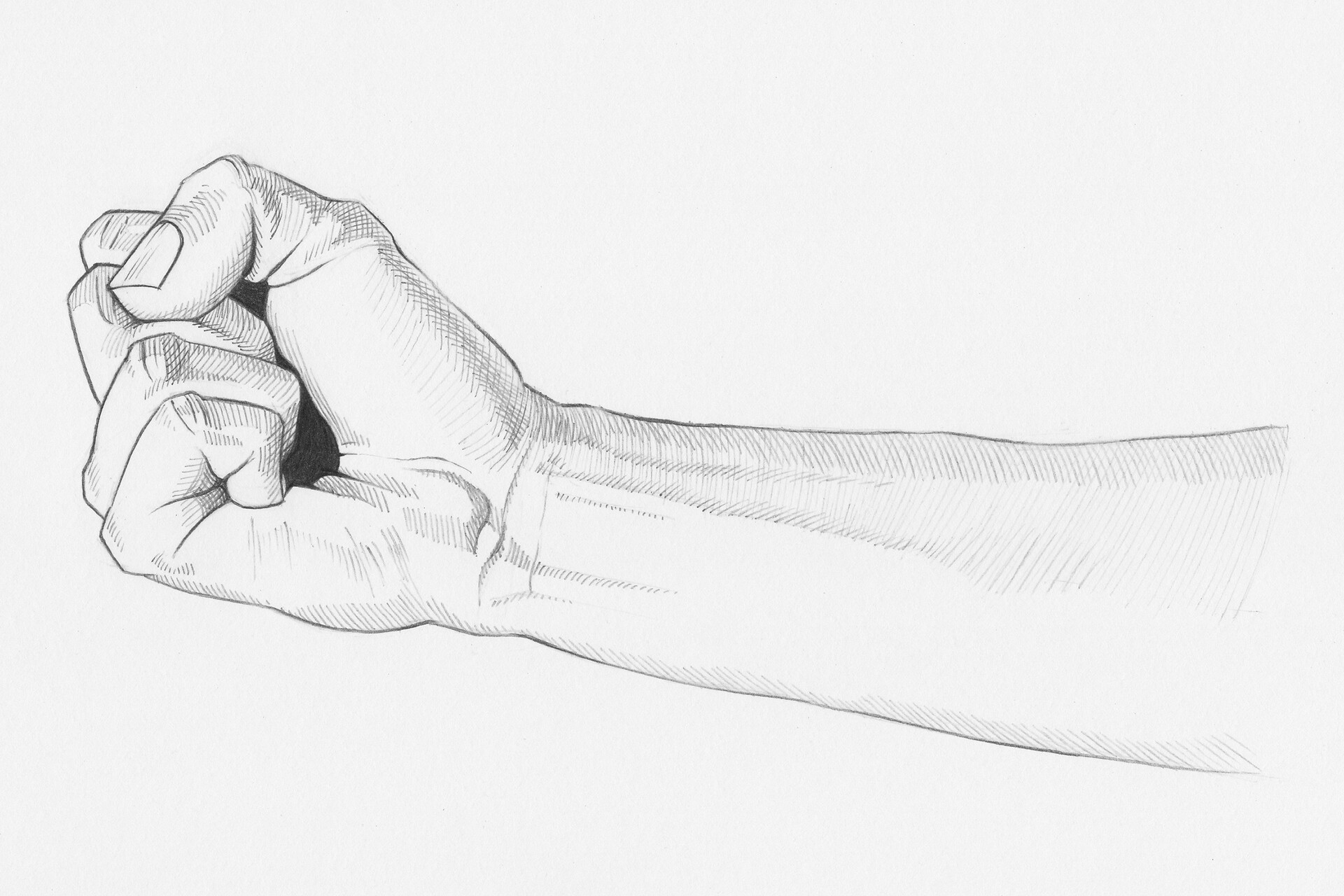Wendy de Boer - Proko hand studies 001