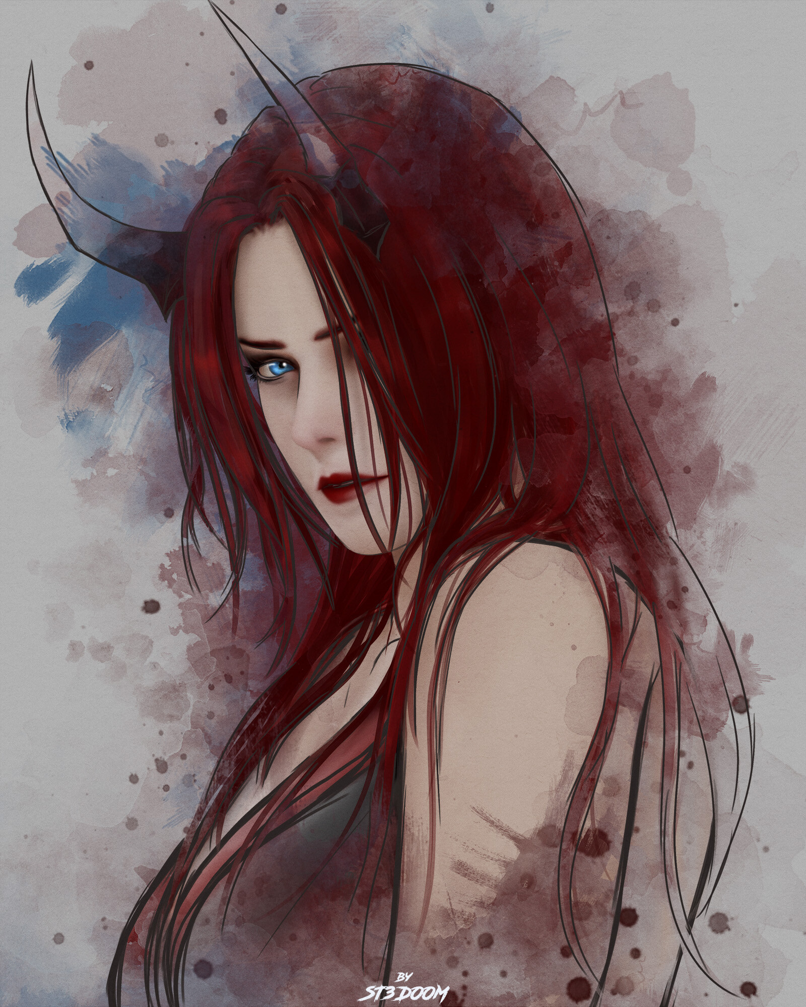 ArtStation - Stay Human ( My OC Jinn )