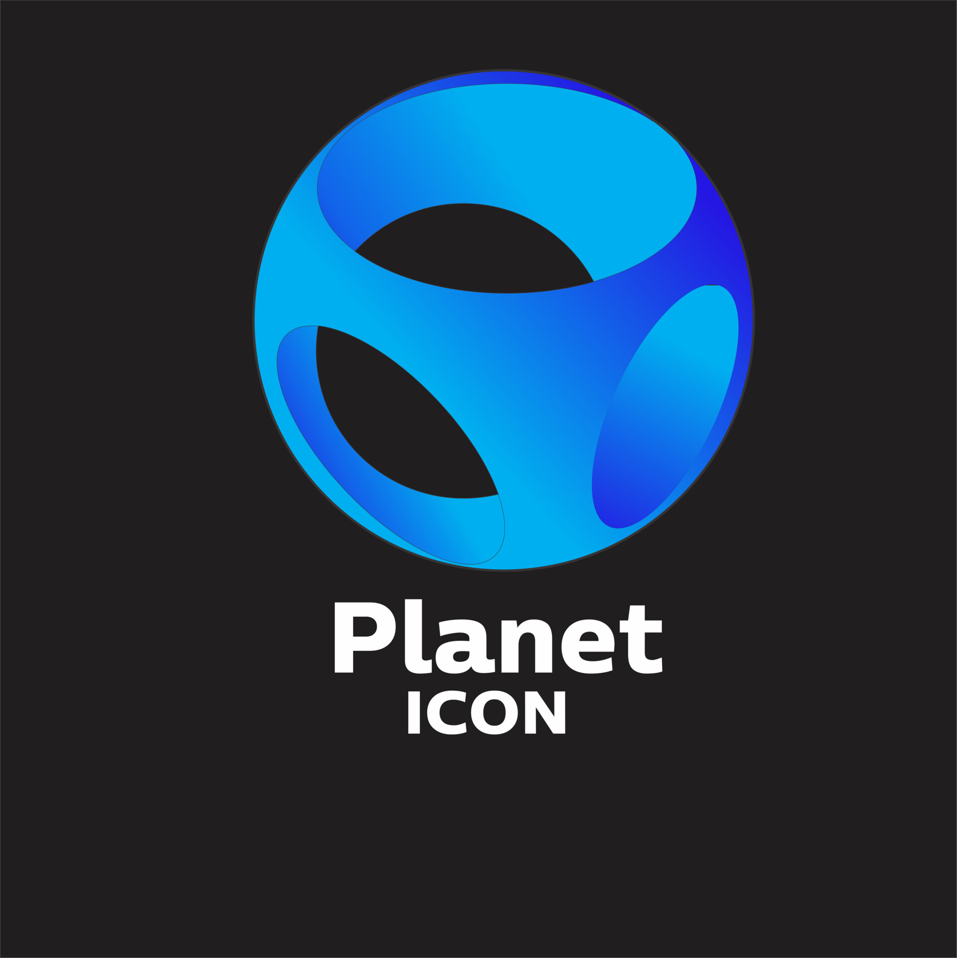 ArtStation - Planet Icon Design