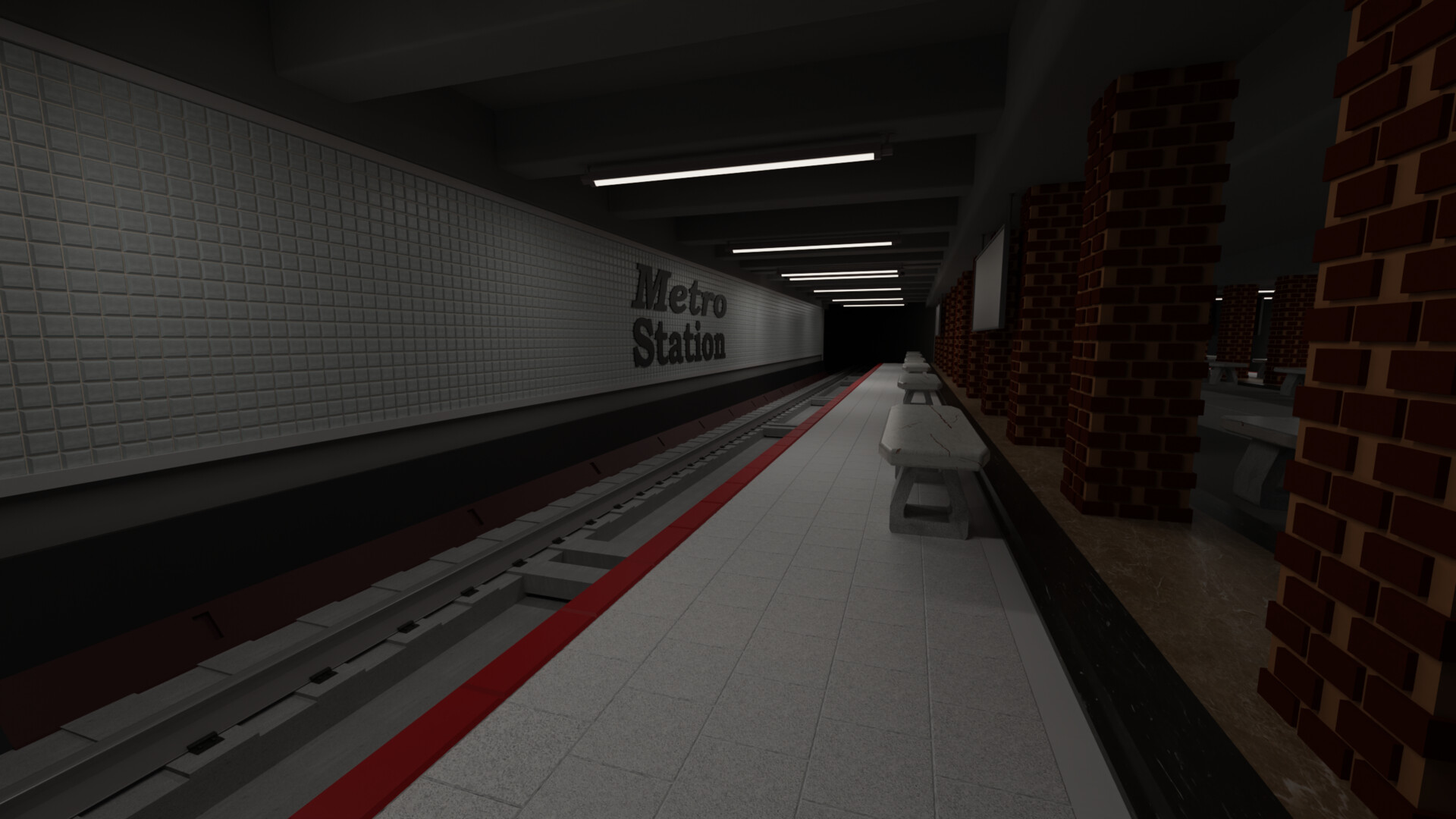 ArtStation - Metro Station