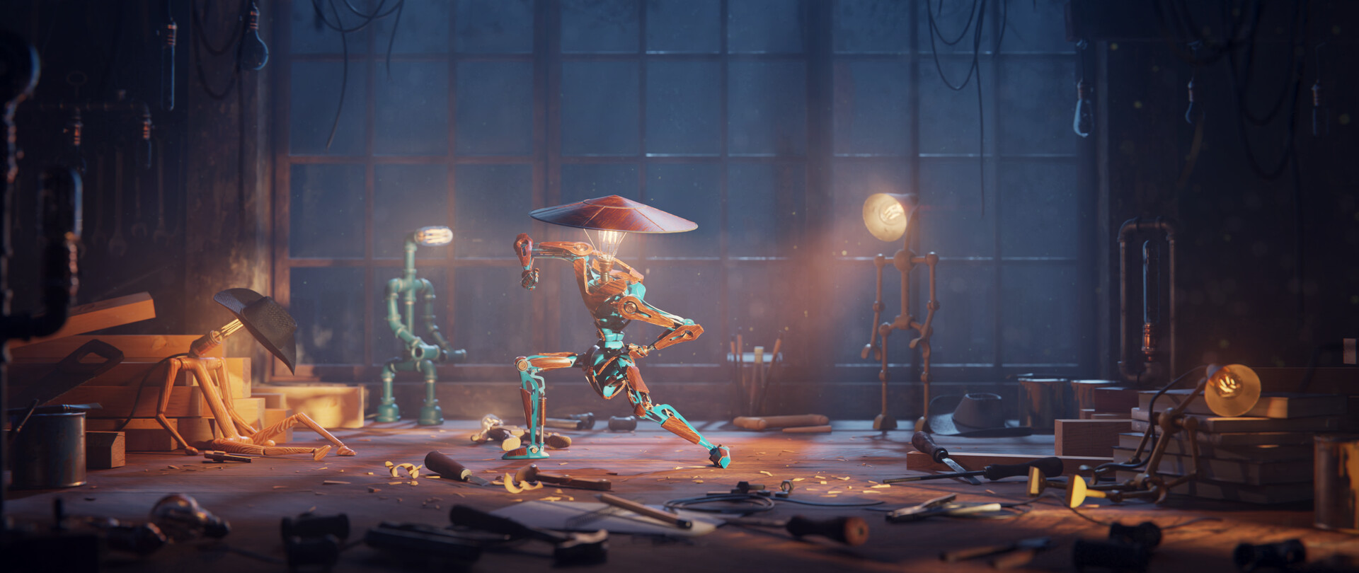 ArtStation - My Moving Meditations 3D challenge entry