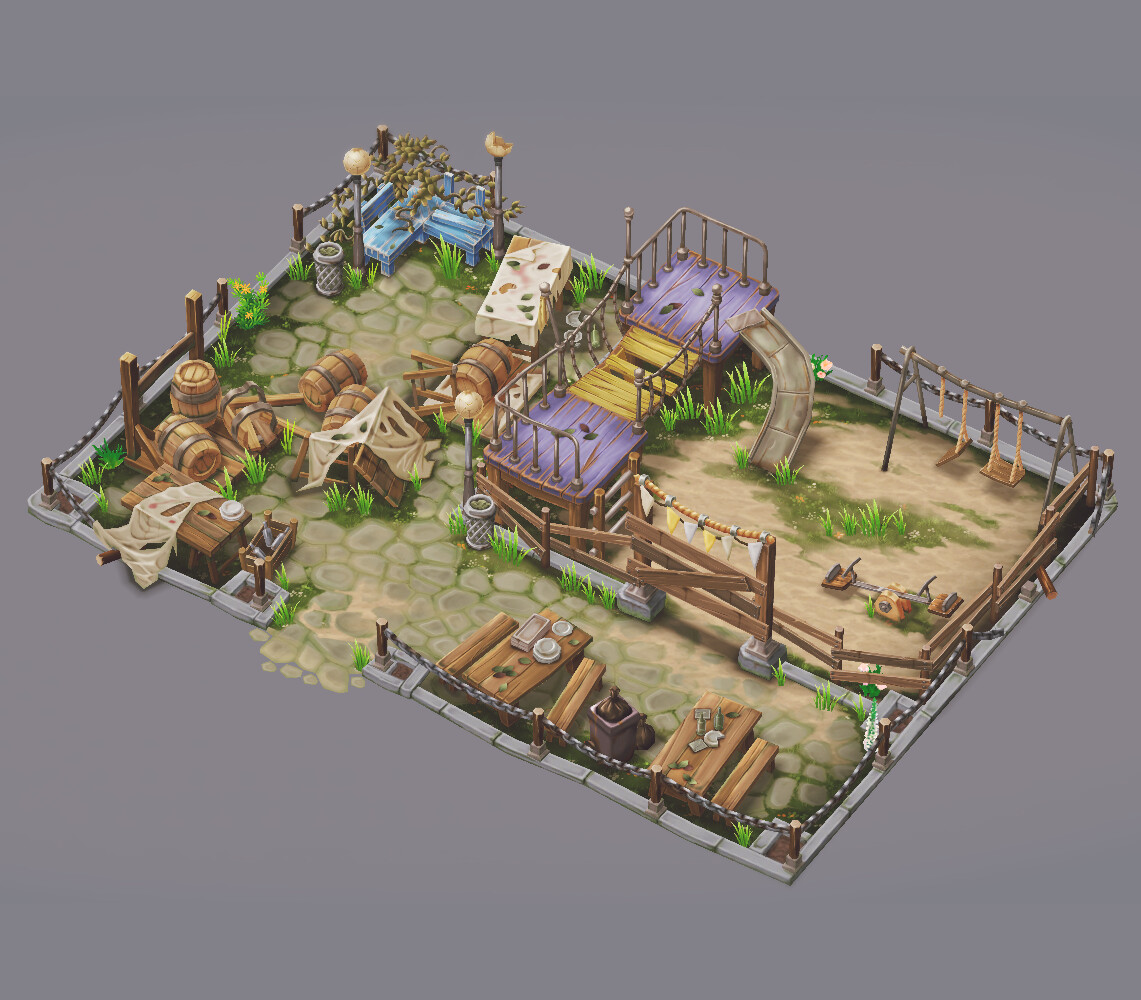 Carlos García Rojas - Tuscany Villa Environment and Cosmetic Props