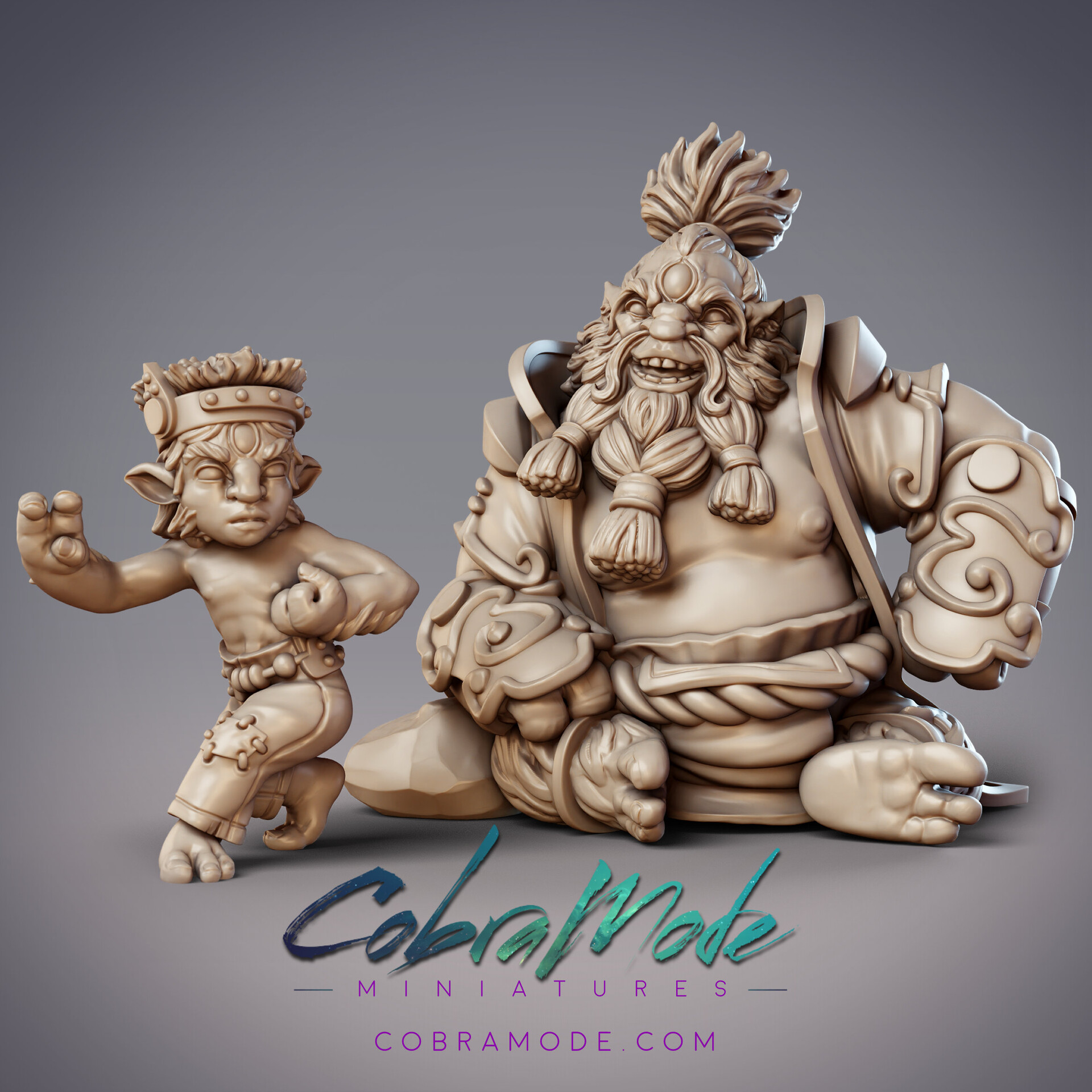 ArtStation - Master Feng and Zhang LingLi, Xueren Yeti Kung Fu Master ...