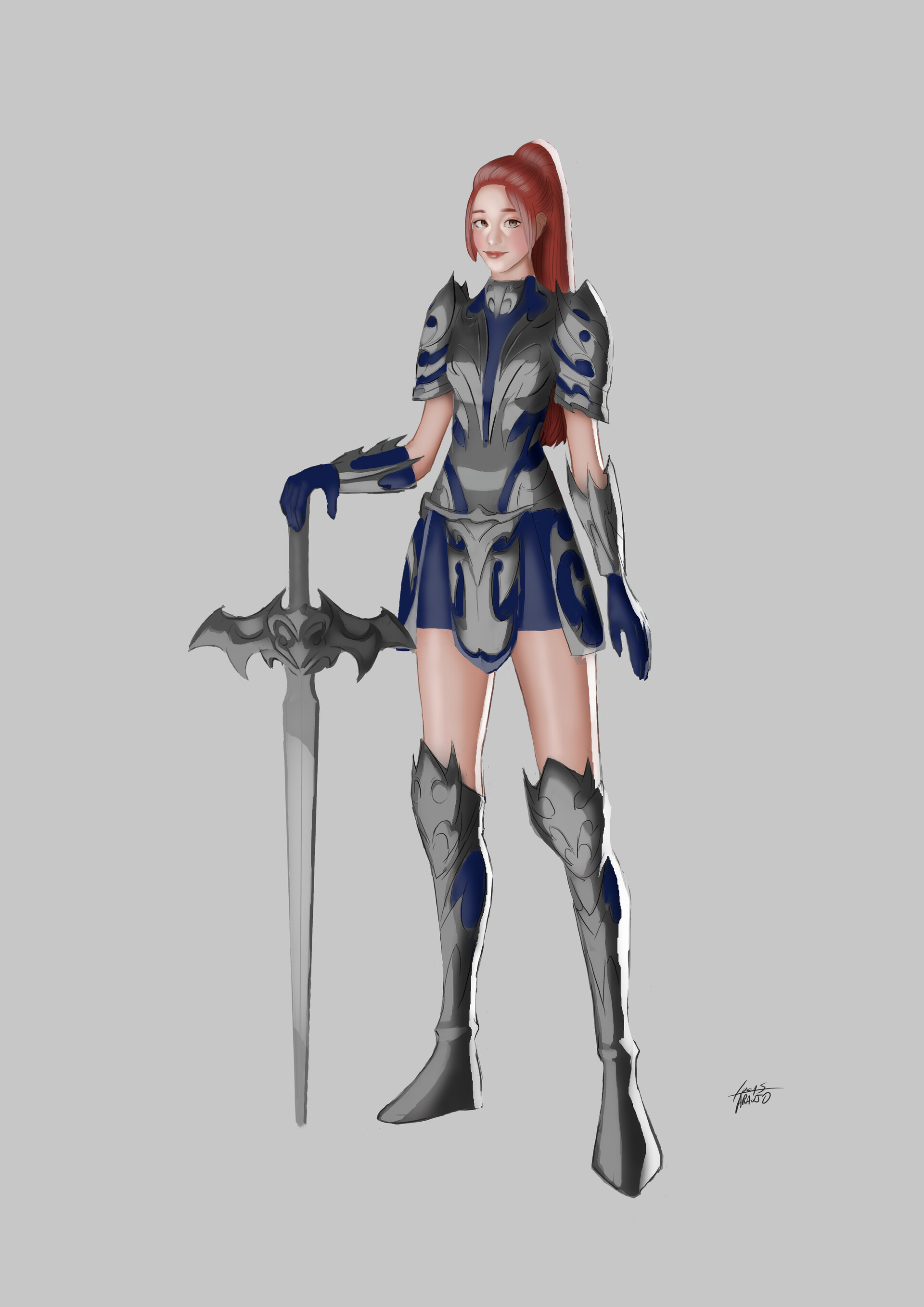 ArtStation - Knight(practice)