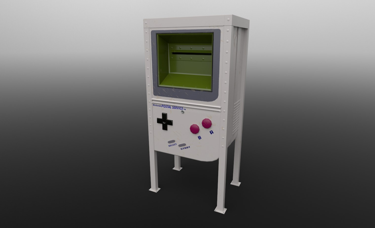 ArtStation - Gameboy Mailbox