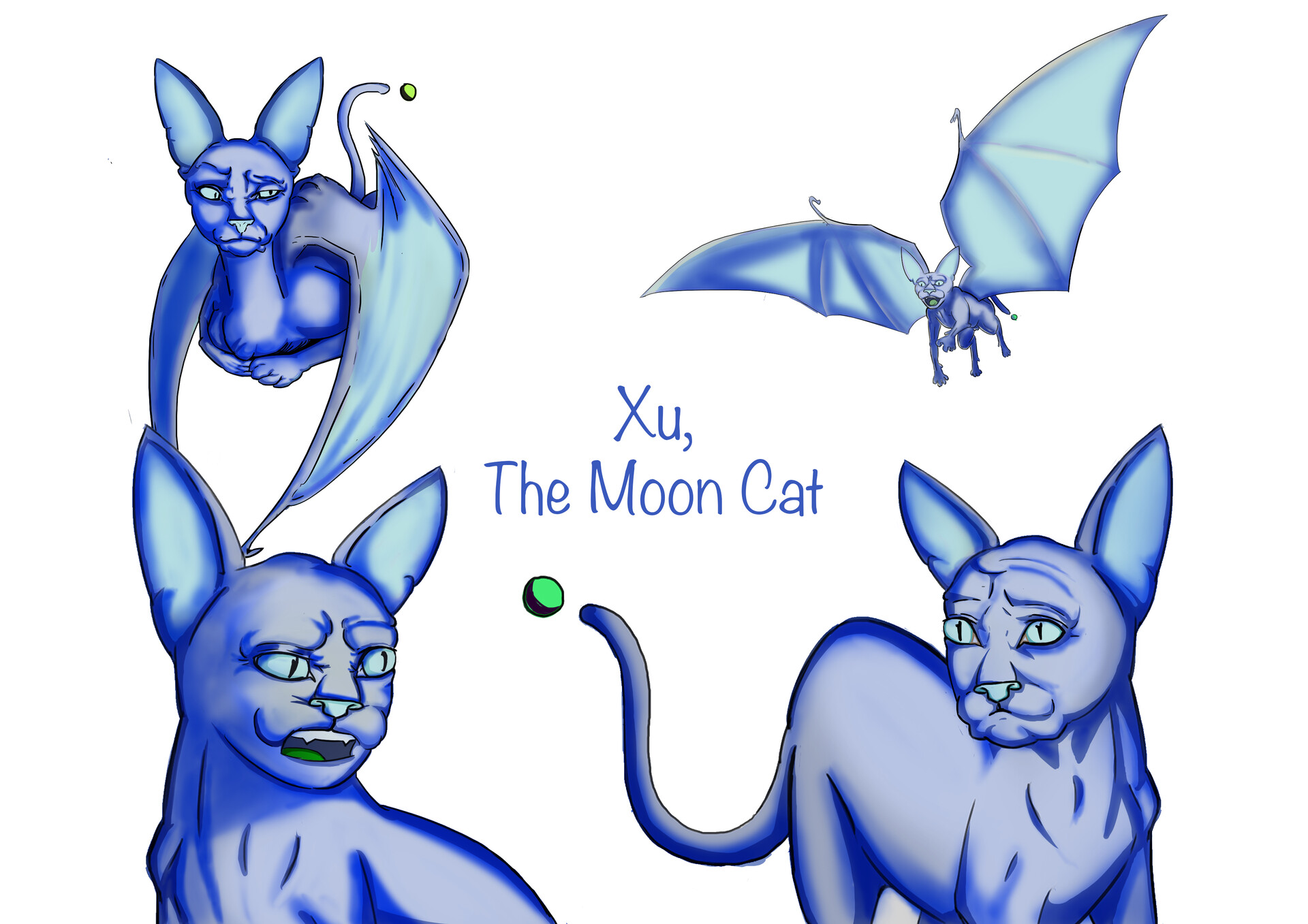 ArtStation - Xu, The Moon Cat