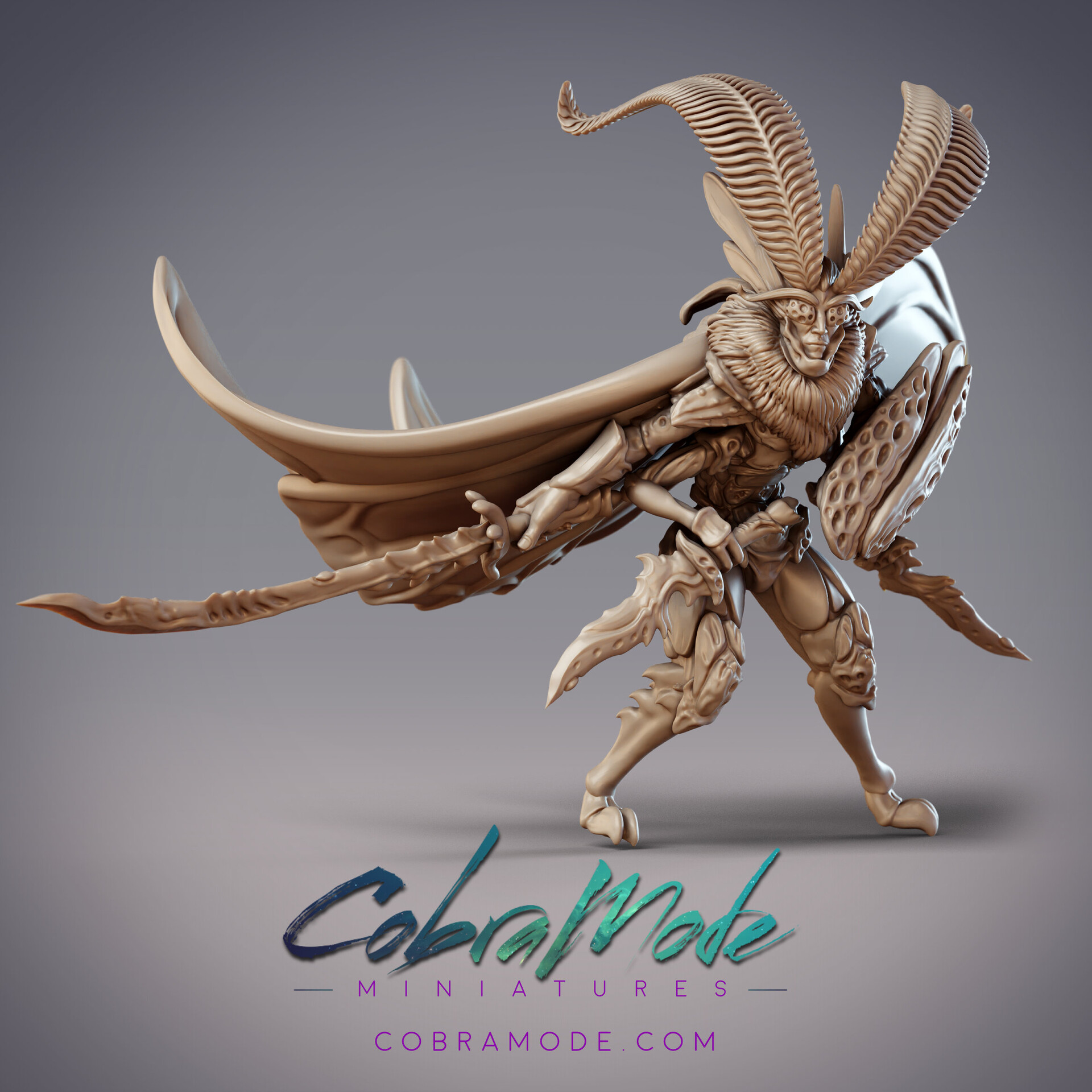 ArtStation - Fidelium Hunter - Mothfolk Knight 1