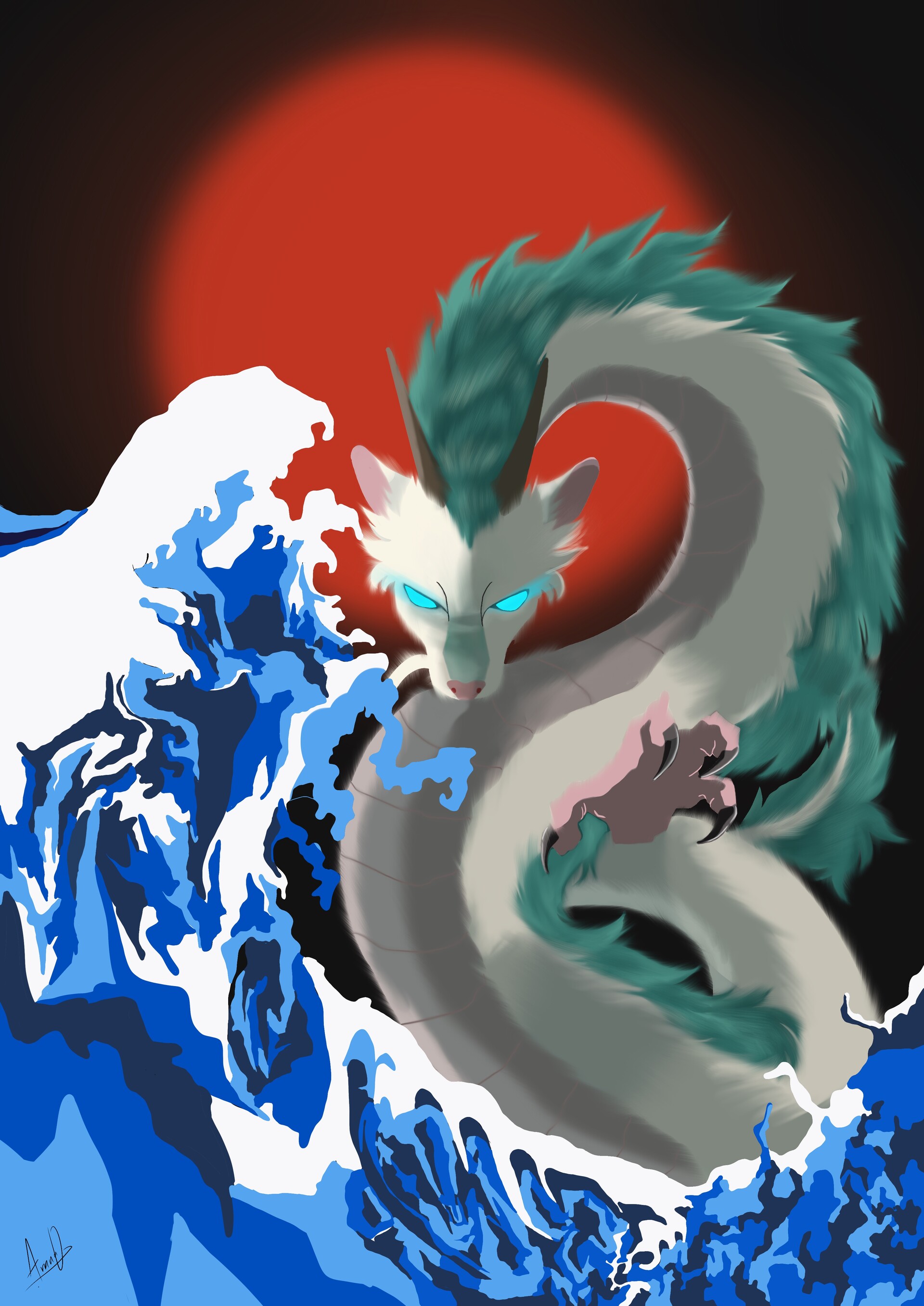 ArtStation - Ocean Dragon