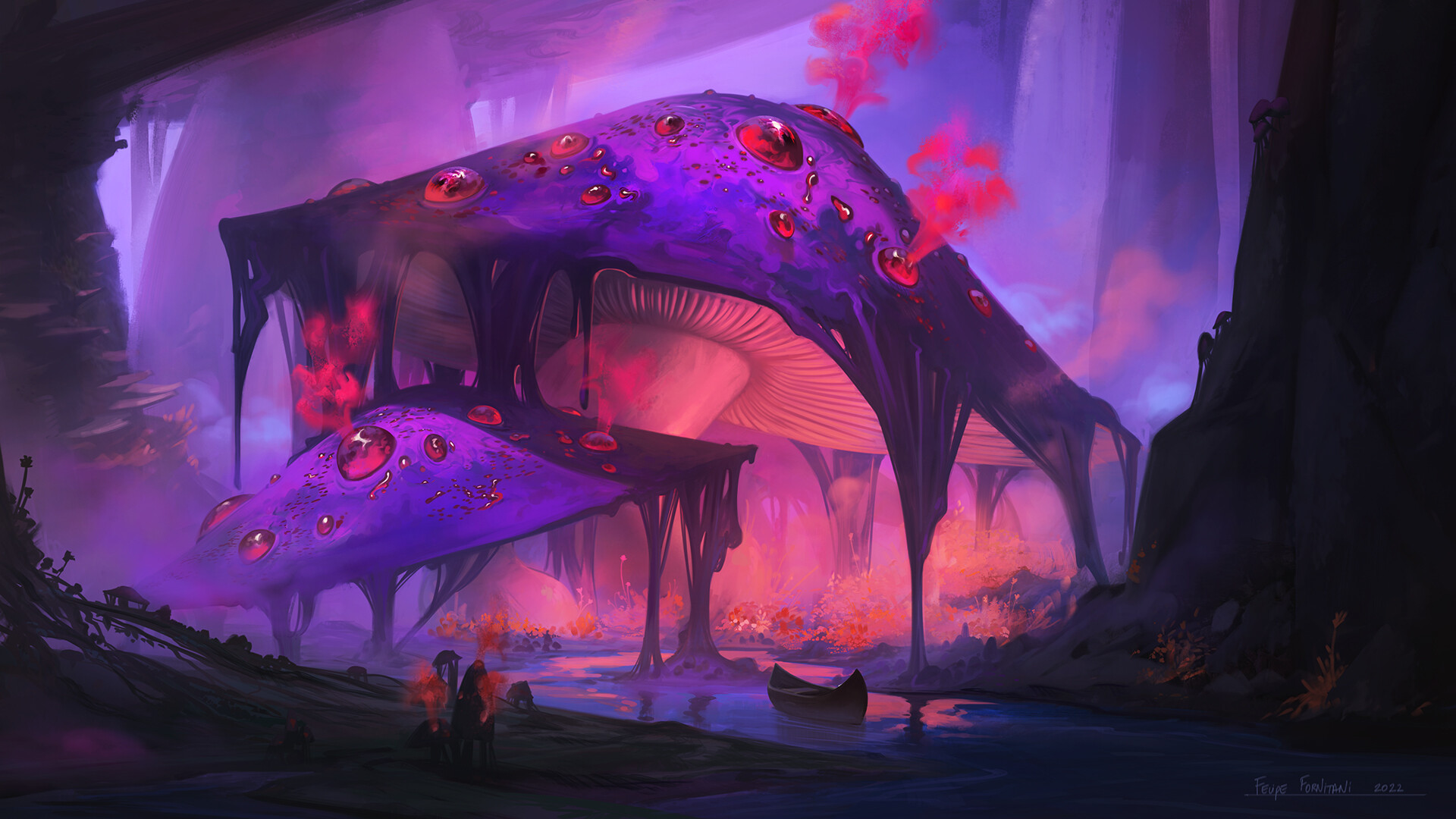 ArtStation - Environment Concept Art - Poison Swamp