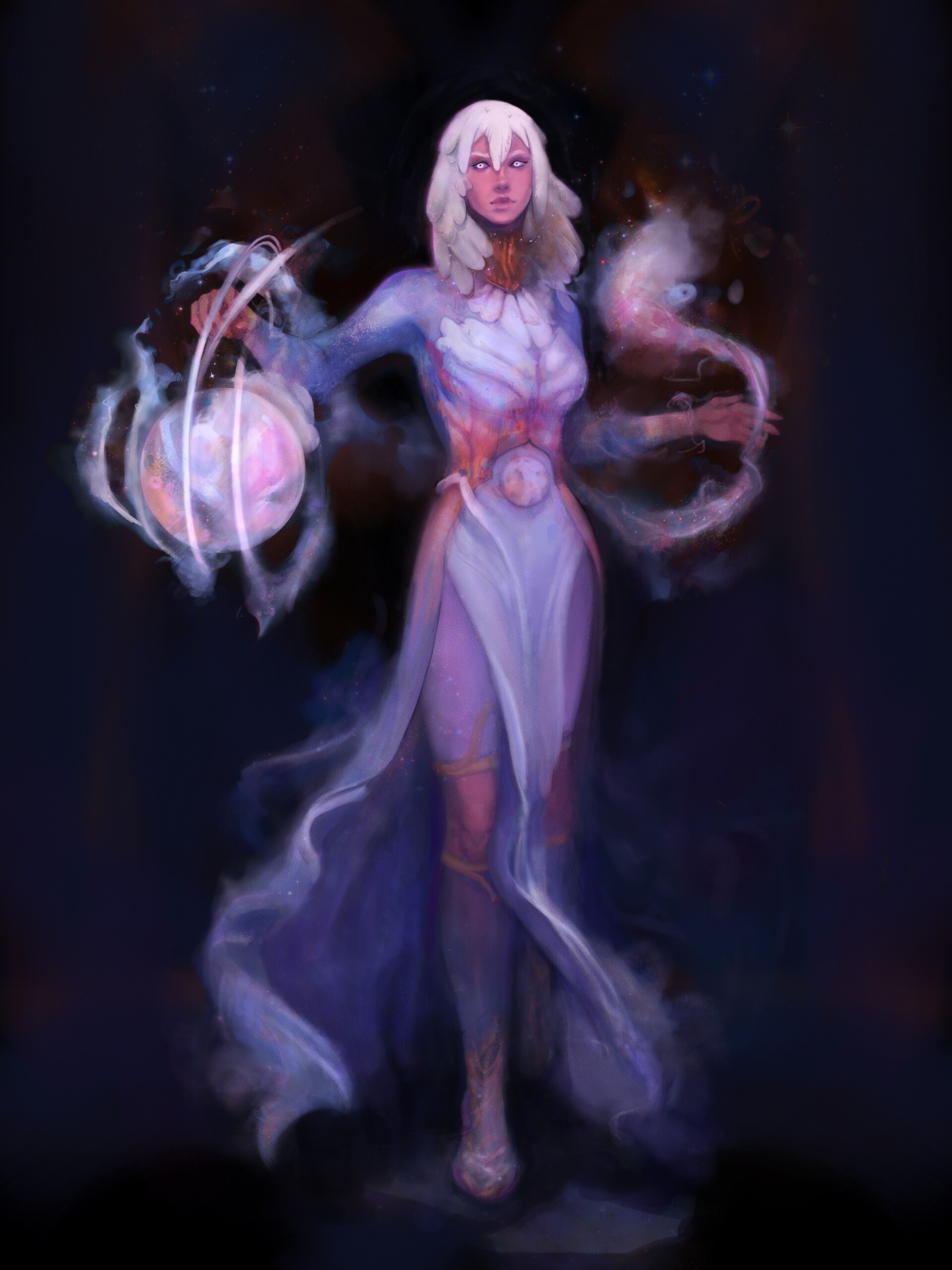 ArtStation - Tlesh, Celestial Saint of Smithing