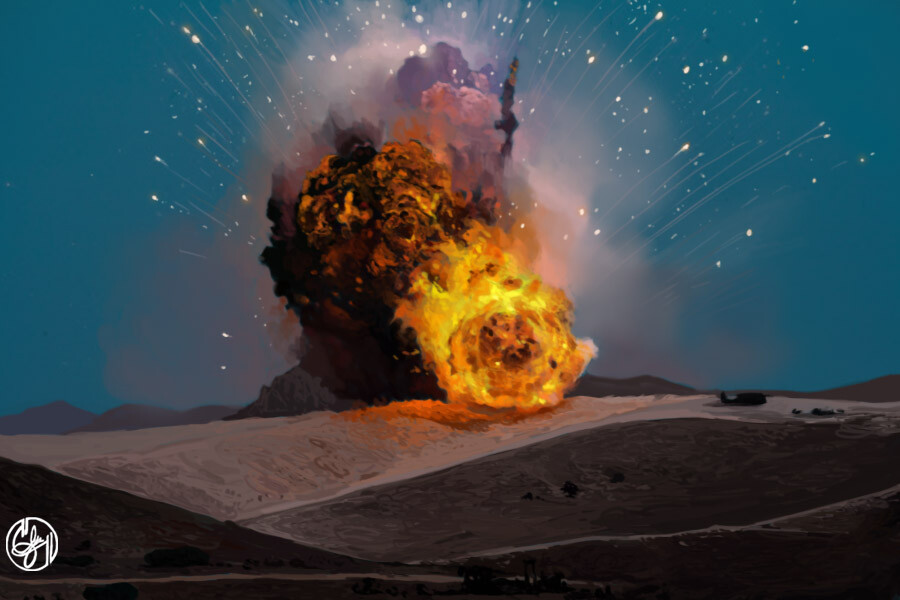 ArtStation - Little explosion