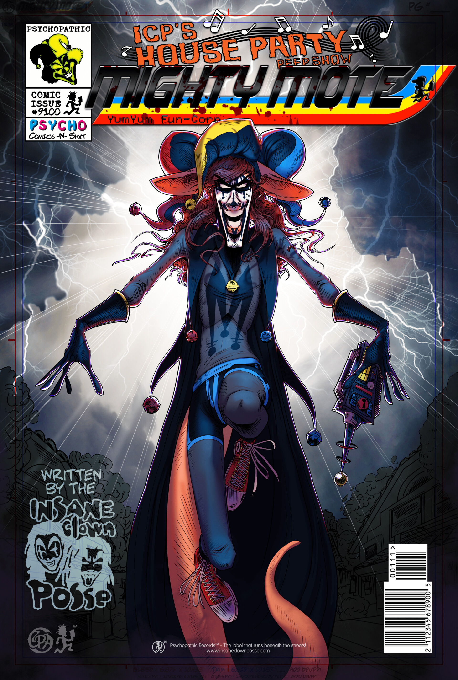 ArtStation - CPA / Psychopathic Records - Mighty Mote Cover VAR 1