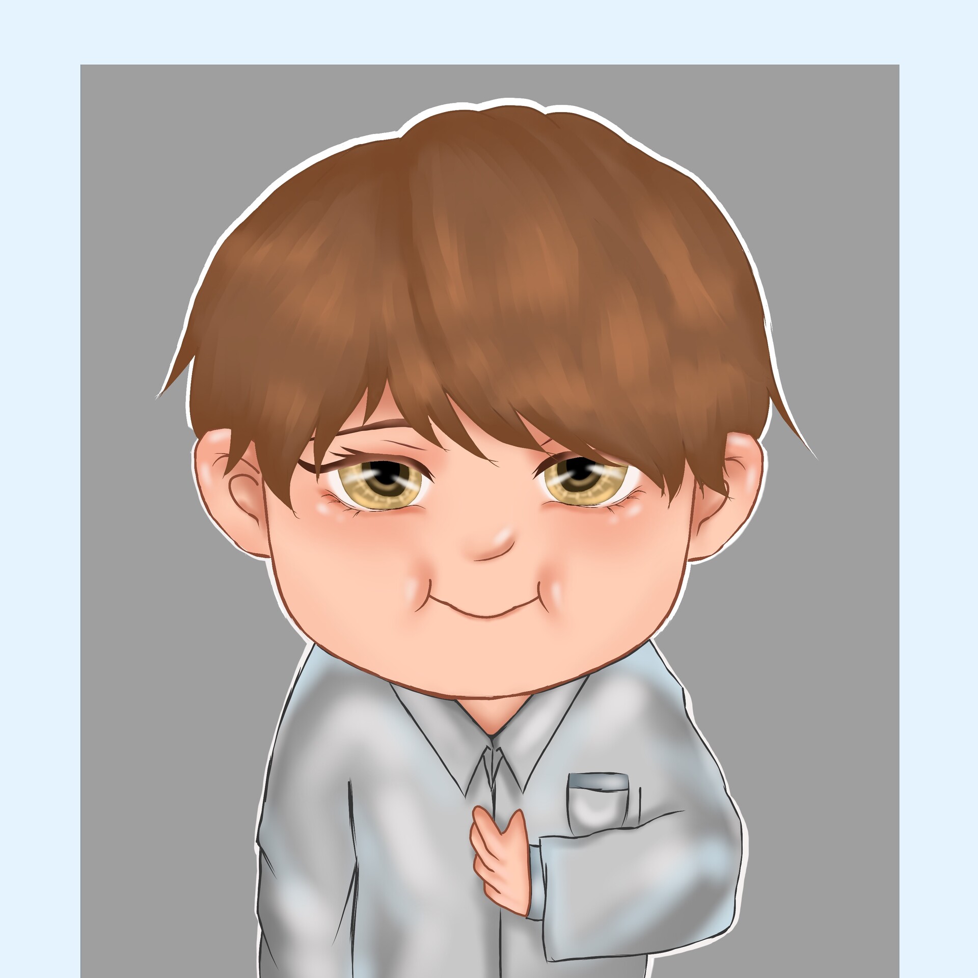 Pauline Andrea De Guzman - Chibi male artwork