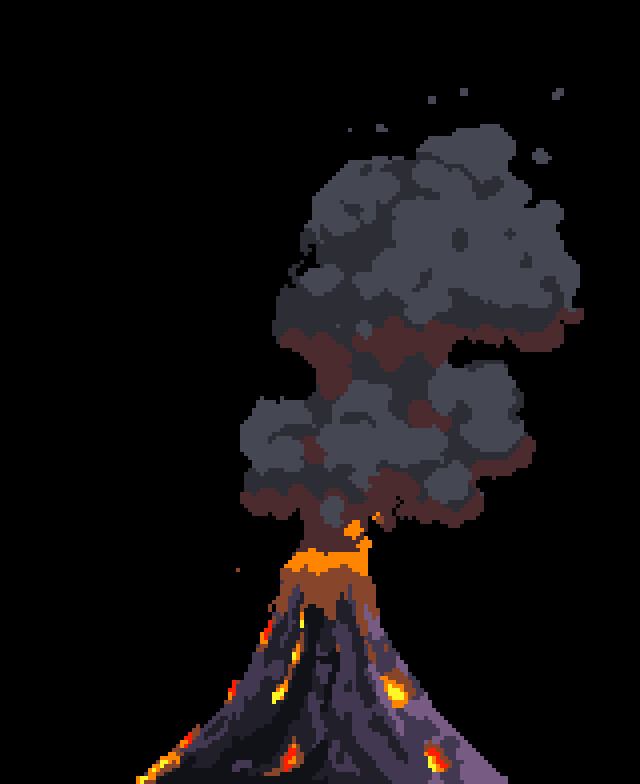 Volcano Animation