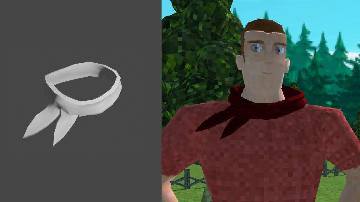 ArtStation - PS1 Style Low Poly Accessories