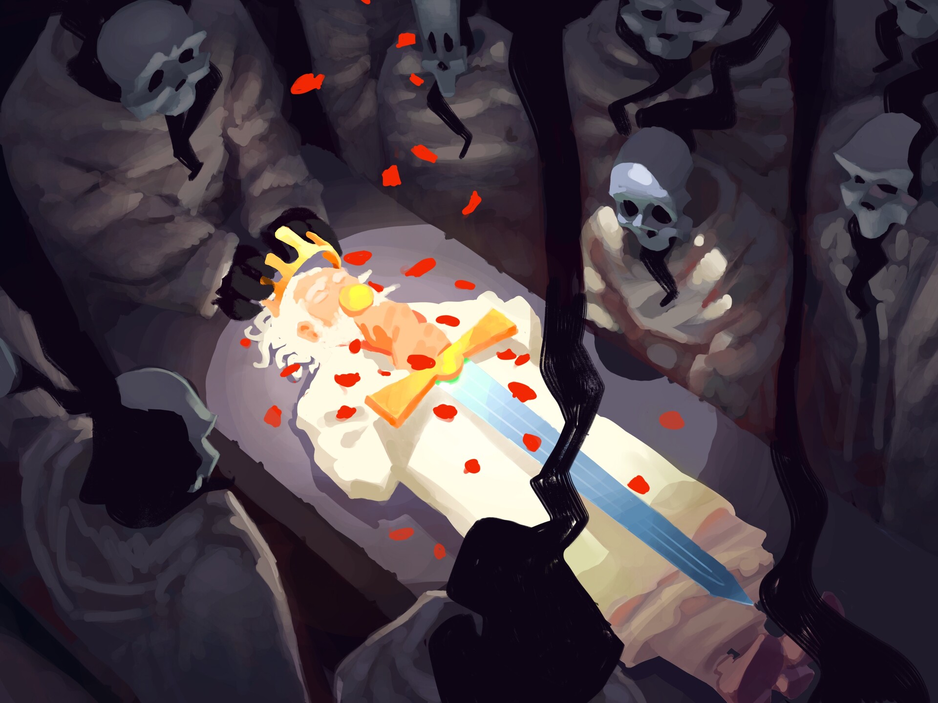 ArtStation - Burial of the witch King