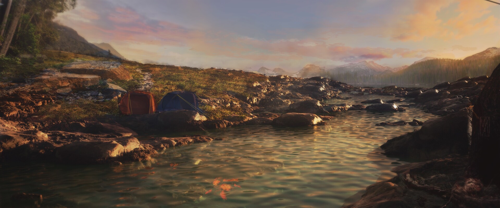 ArtStation - Two idiots camping