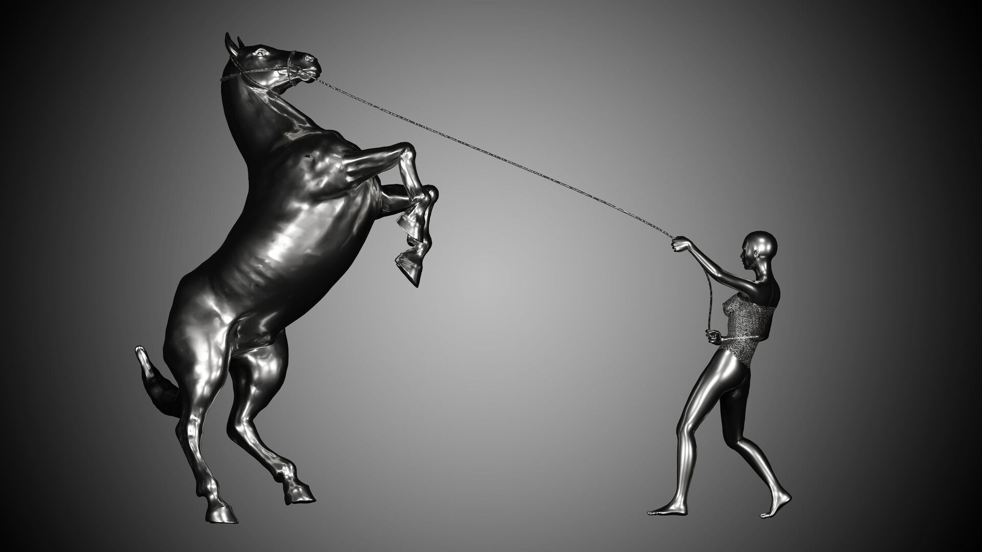 ArtStation - Angry horse