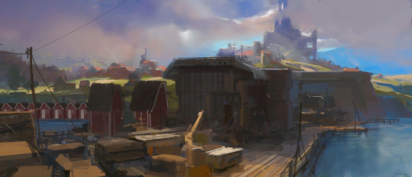 Guest Artist Series - The Dock by Daniel Percy