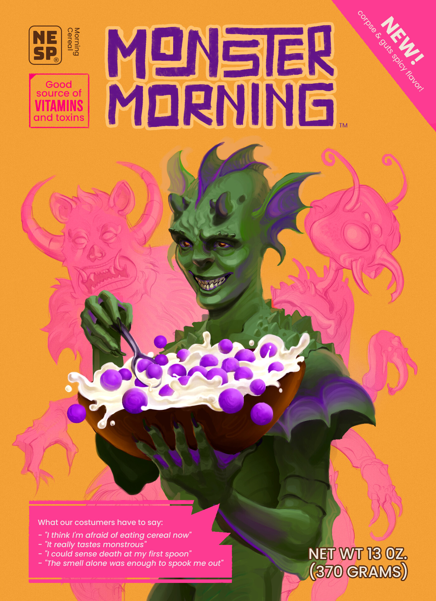 ArtStation - Monster Morning Cereal