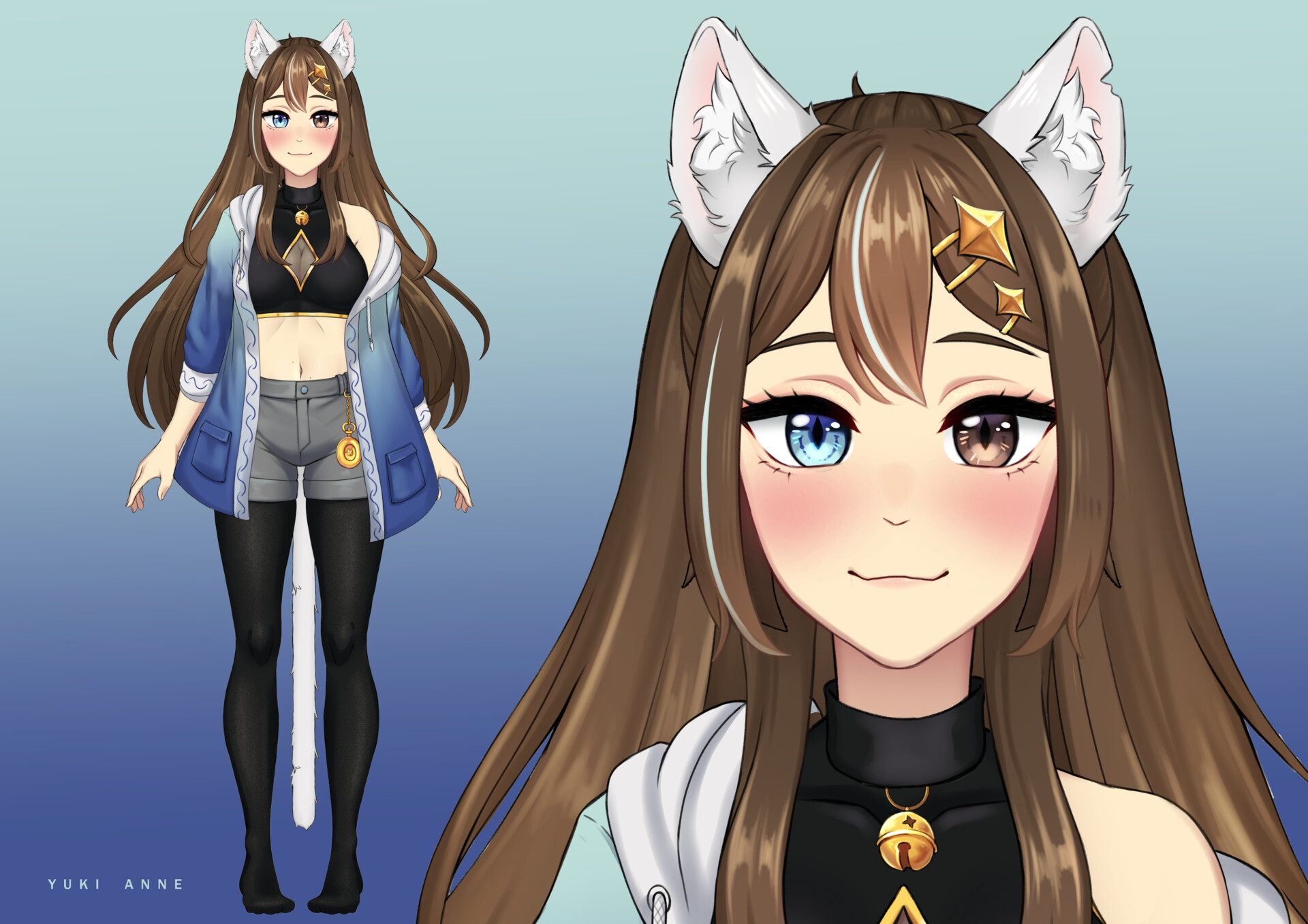 ArtStation - Vtuber - Yuki Anne casual