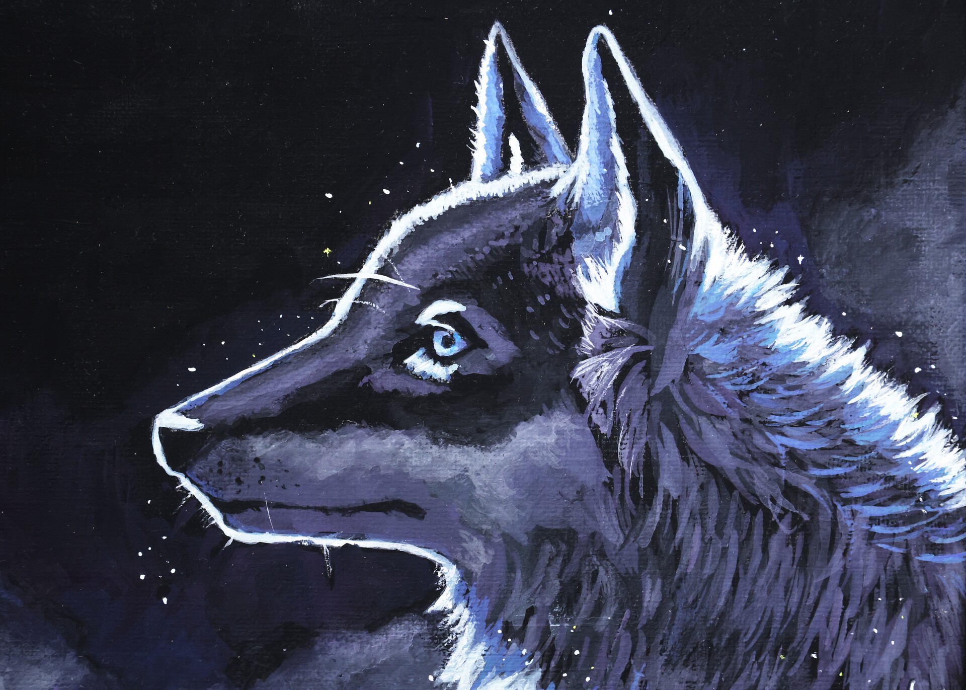 ArtStation - Moonlit wolf