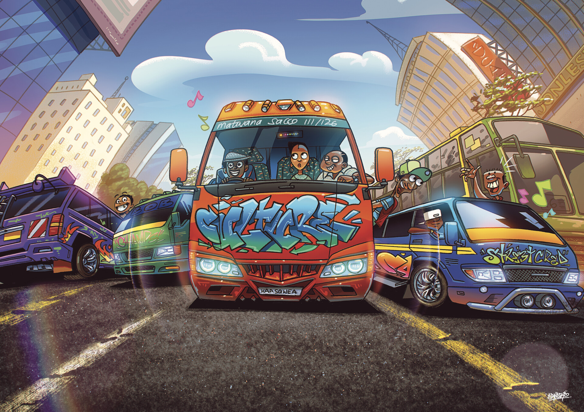 ArtStation - Matatu Culture (Matwana)