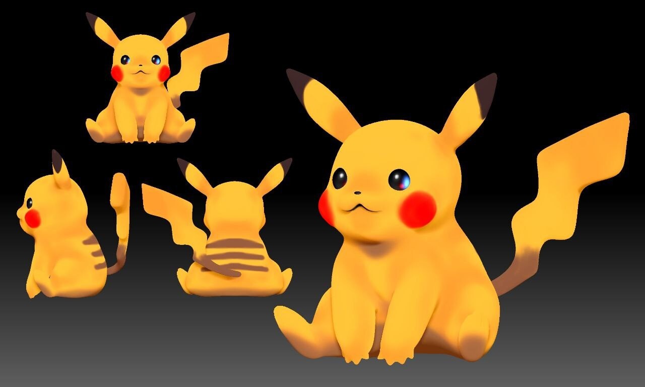 ArtStation - Pikachu 3D