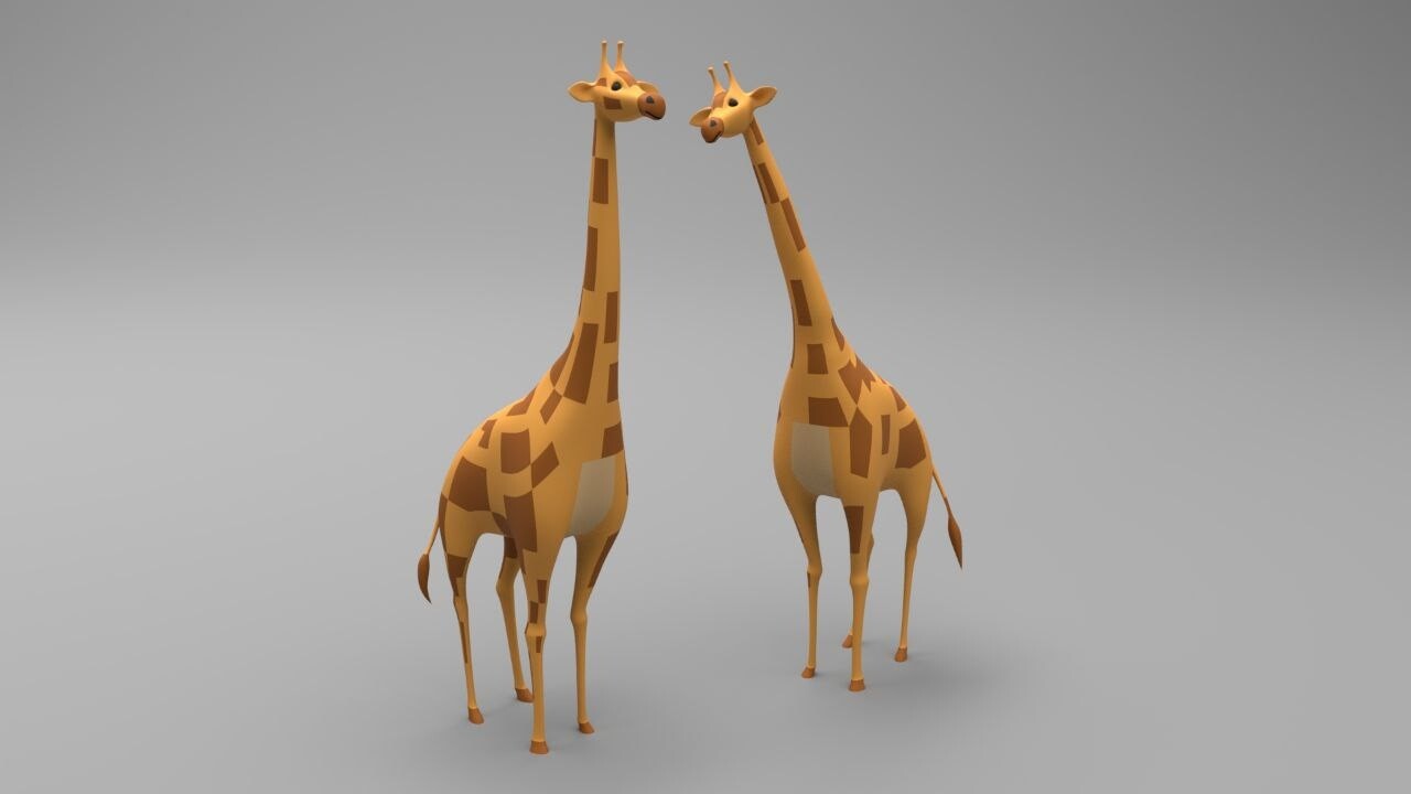 ArtStation - Giraffe 3D